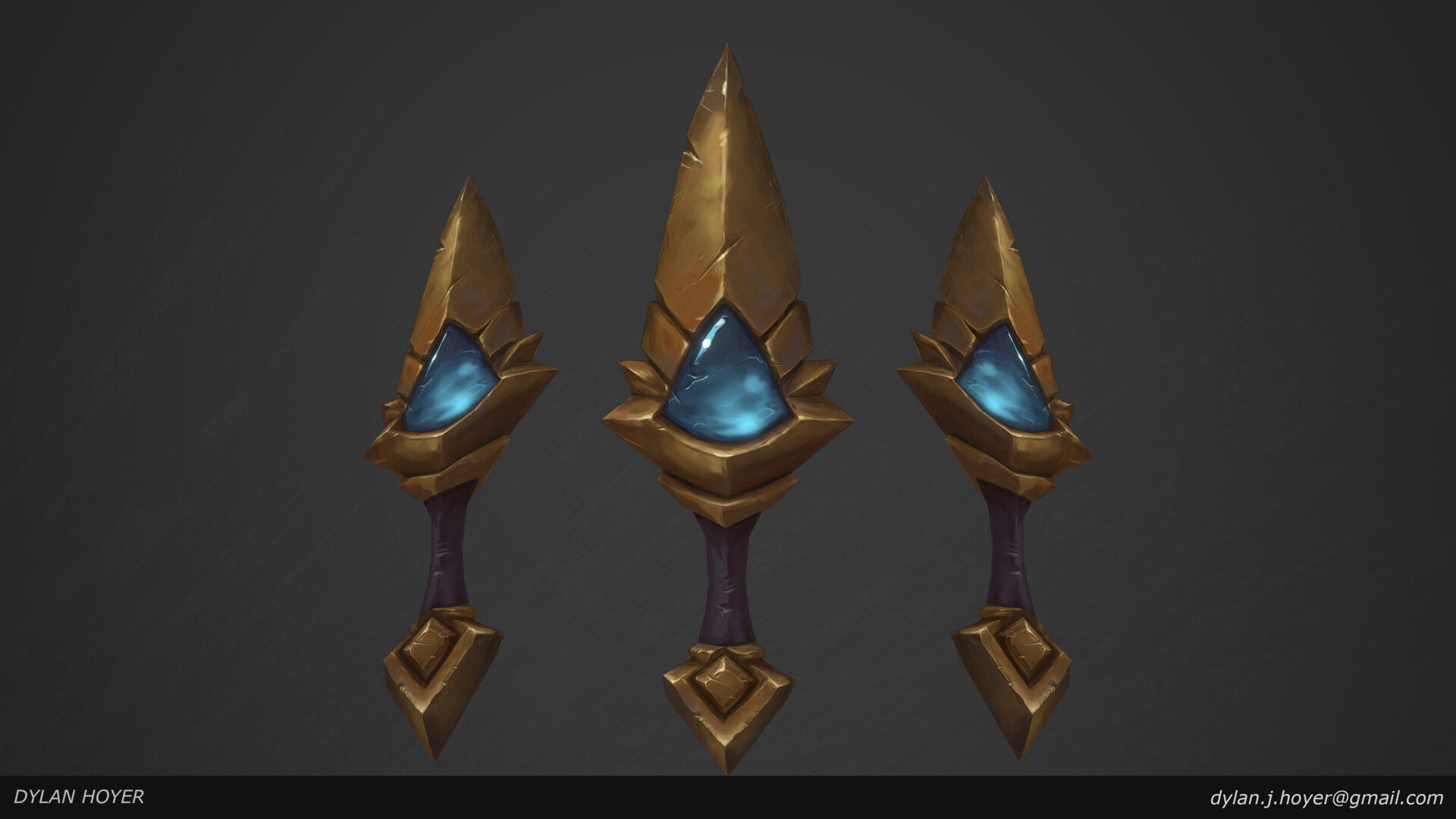 ArtStation - Hand Painted Dagger