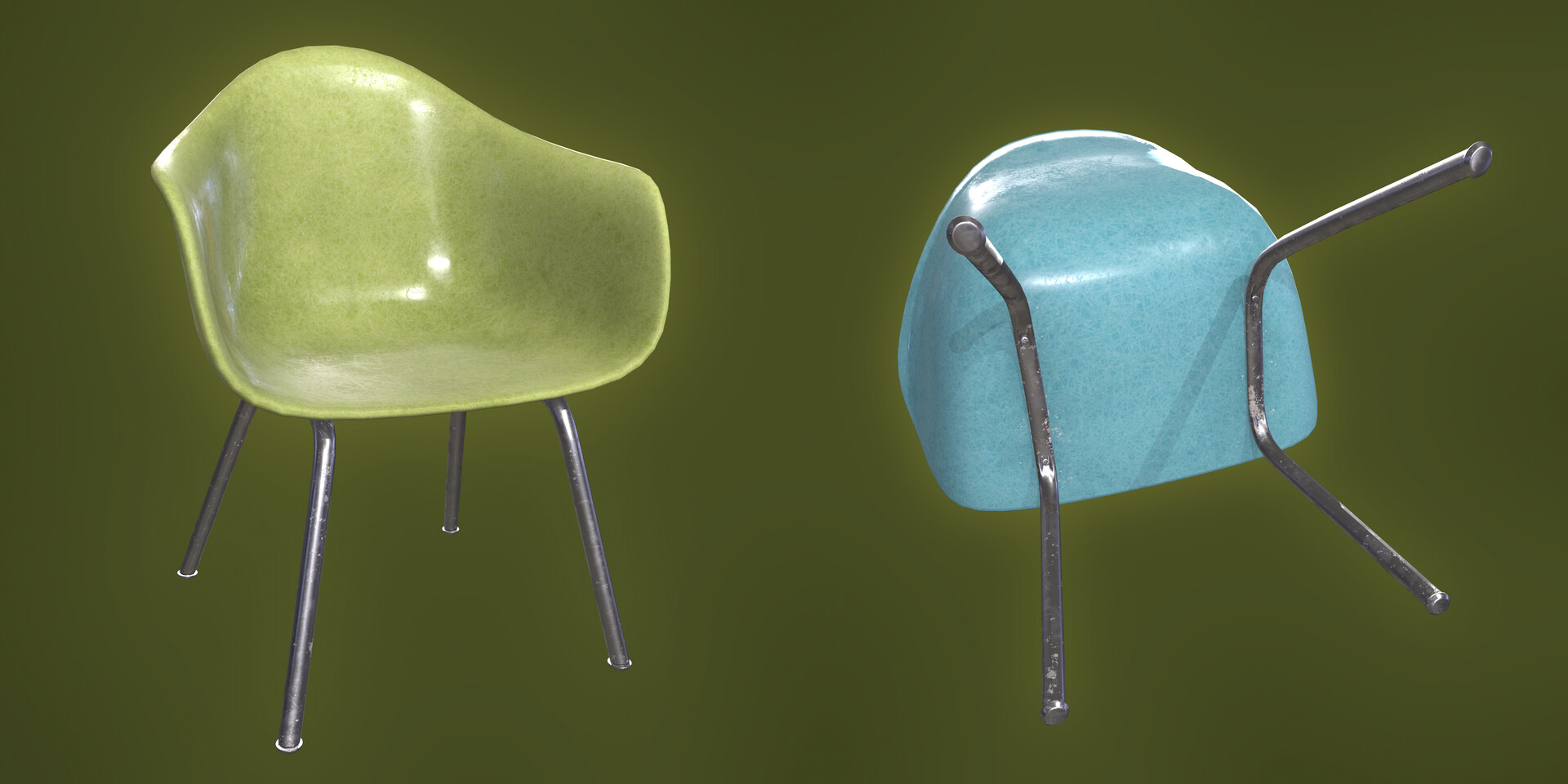 Audrey Fletcher - Fiberglass Bucket Chair