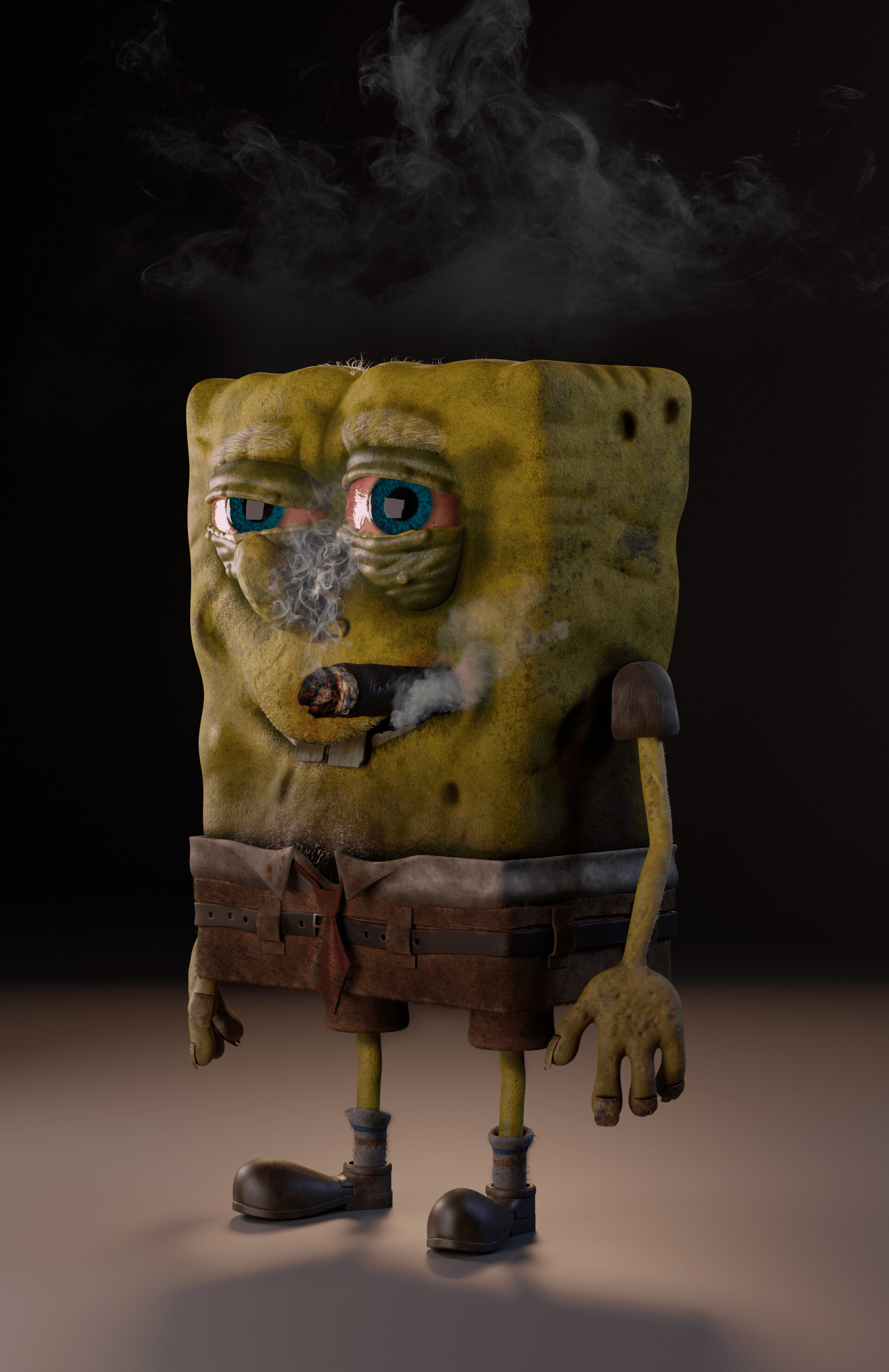 ArtStation - SpongeBob at its critical moment