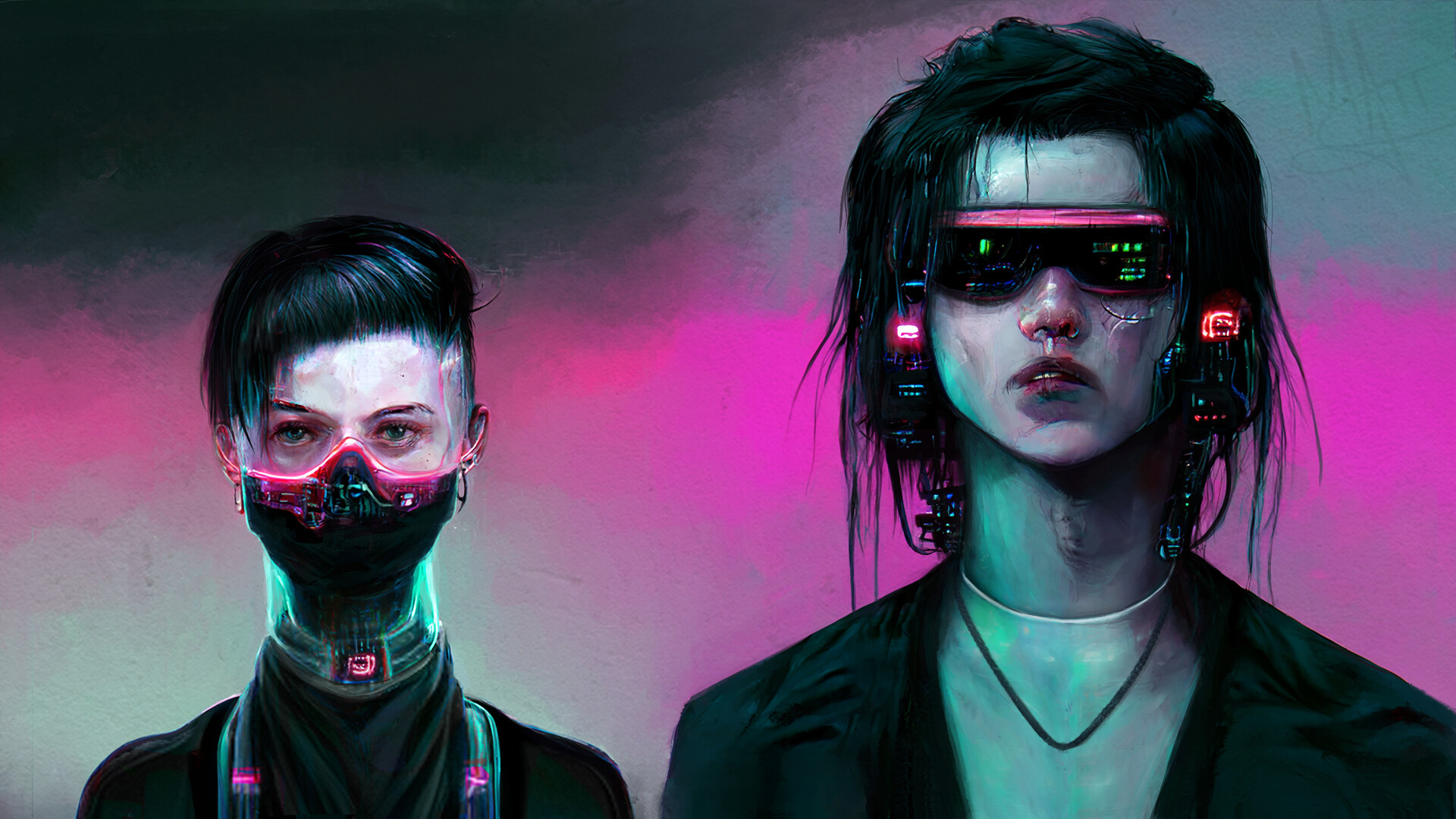 ArtStation - CyberPunk - Painting Practice