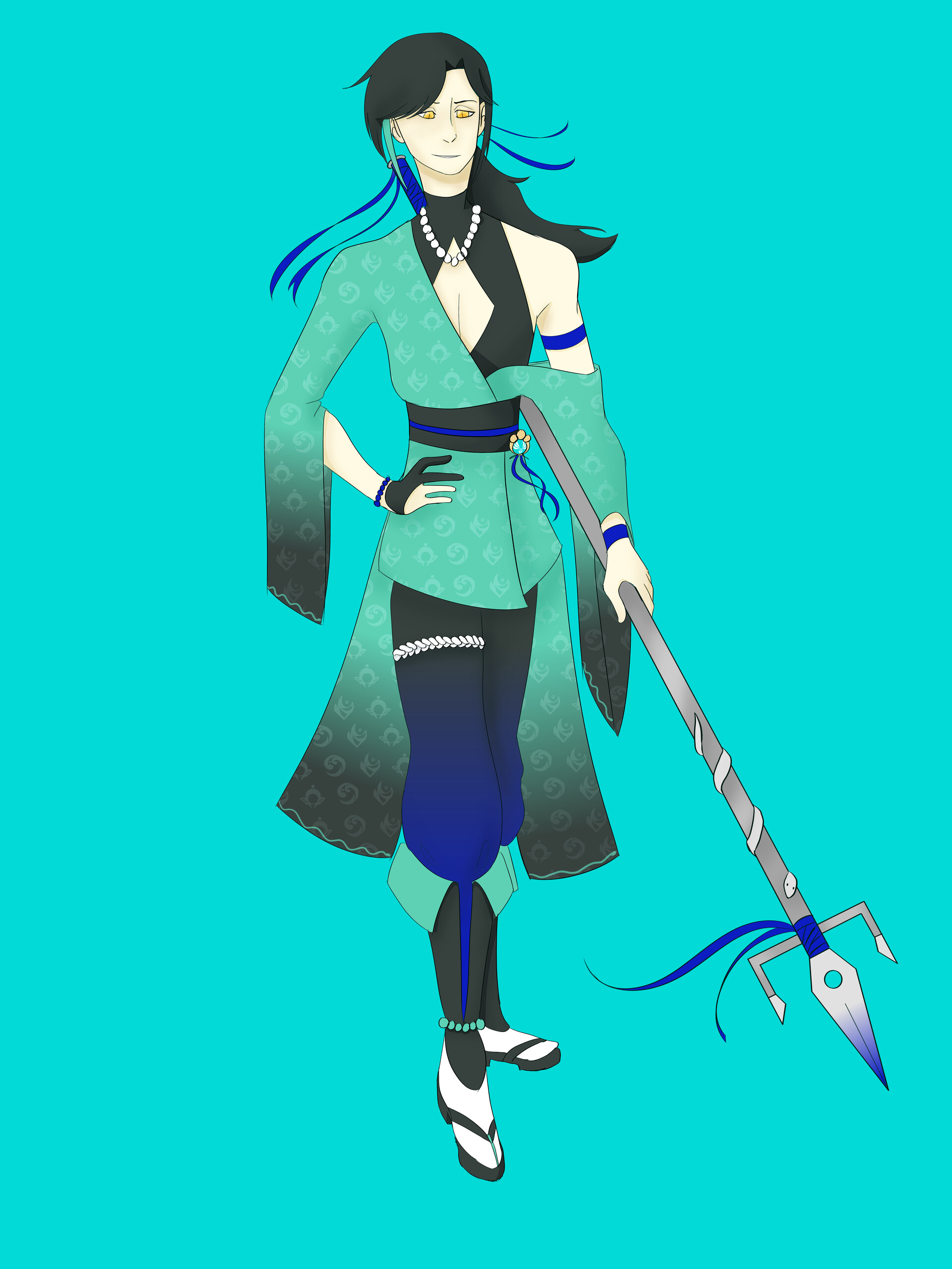 ArtStation - Inazuman Anemo Polearm