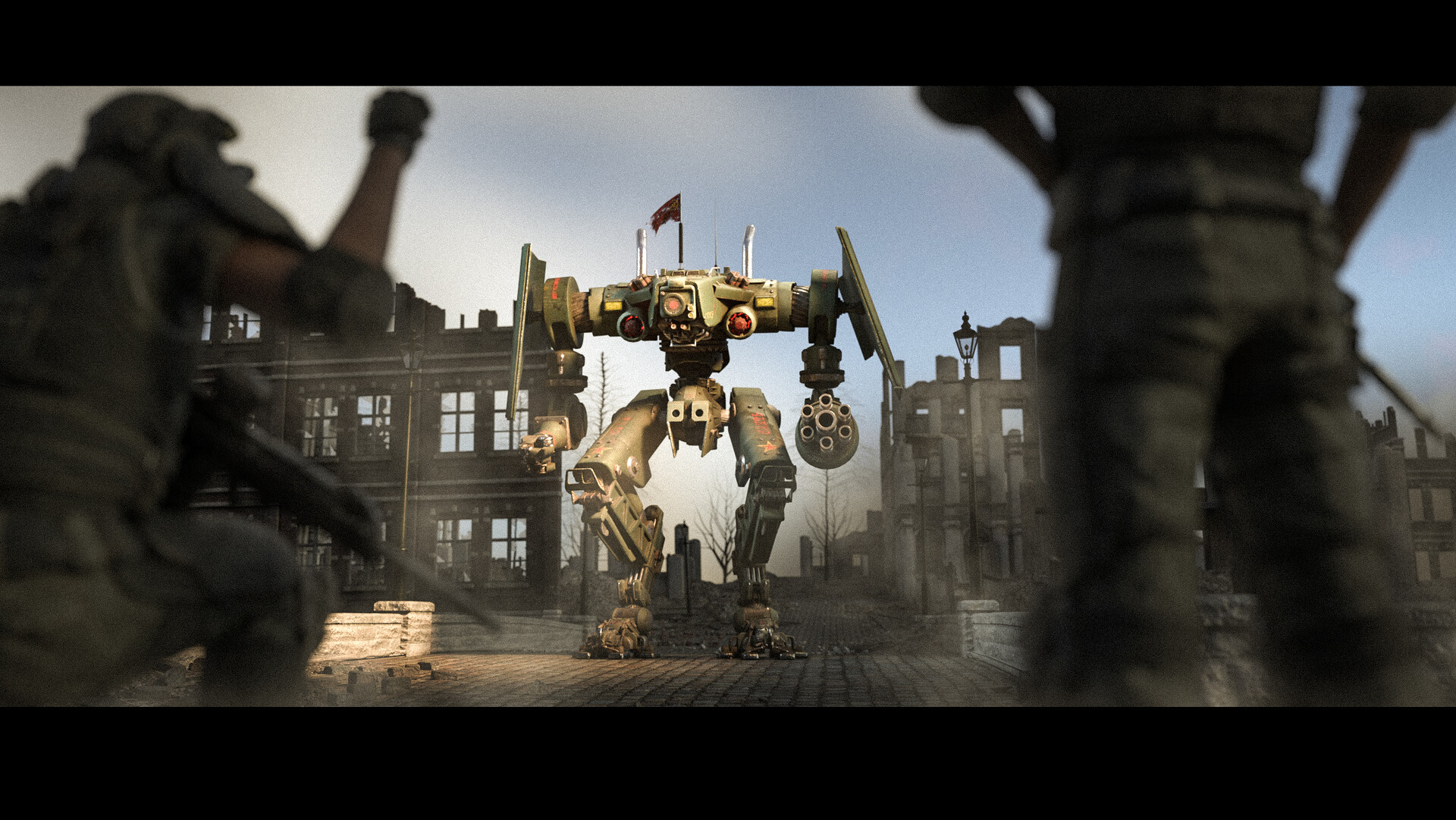 ArtStation - Soviet Mecha