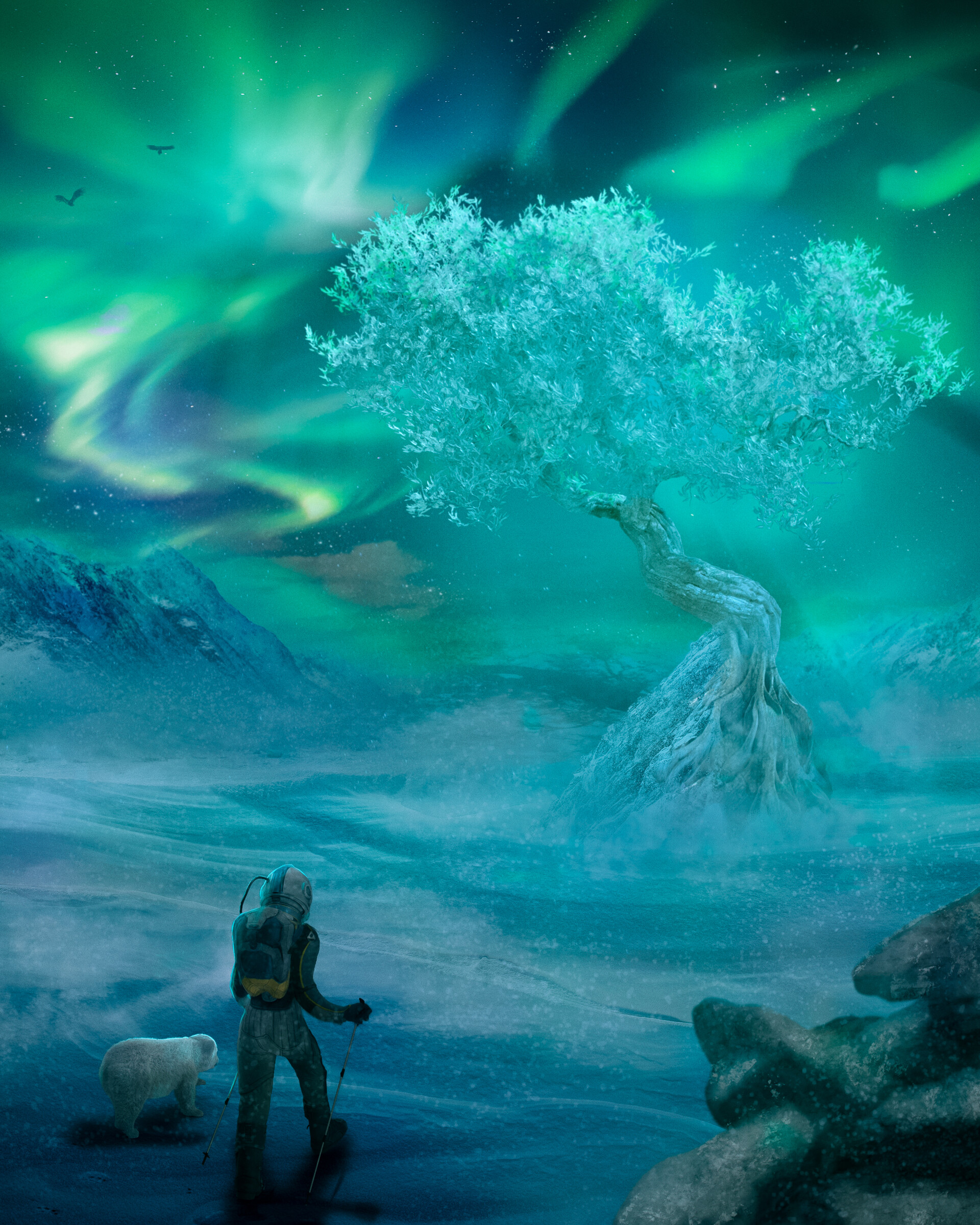 ArtStation - Eternal Blizzard | Environmental Concept Art