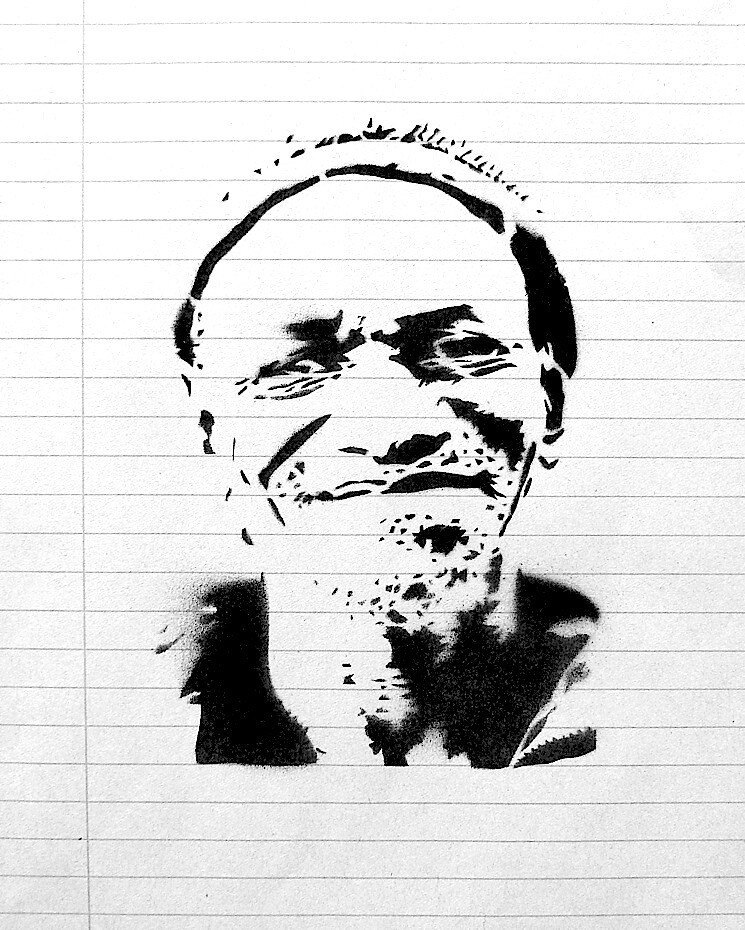 ArtStation - Stencil portrait