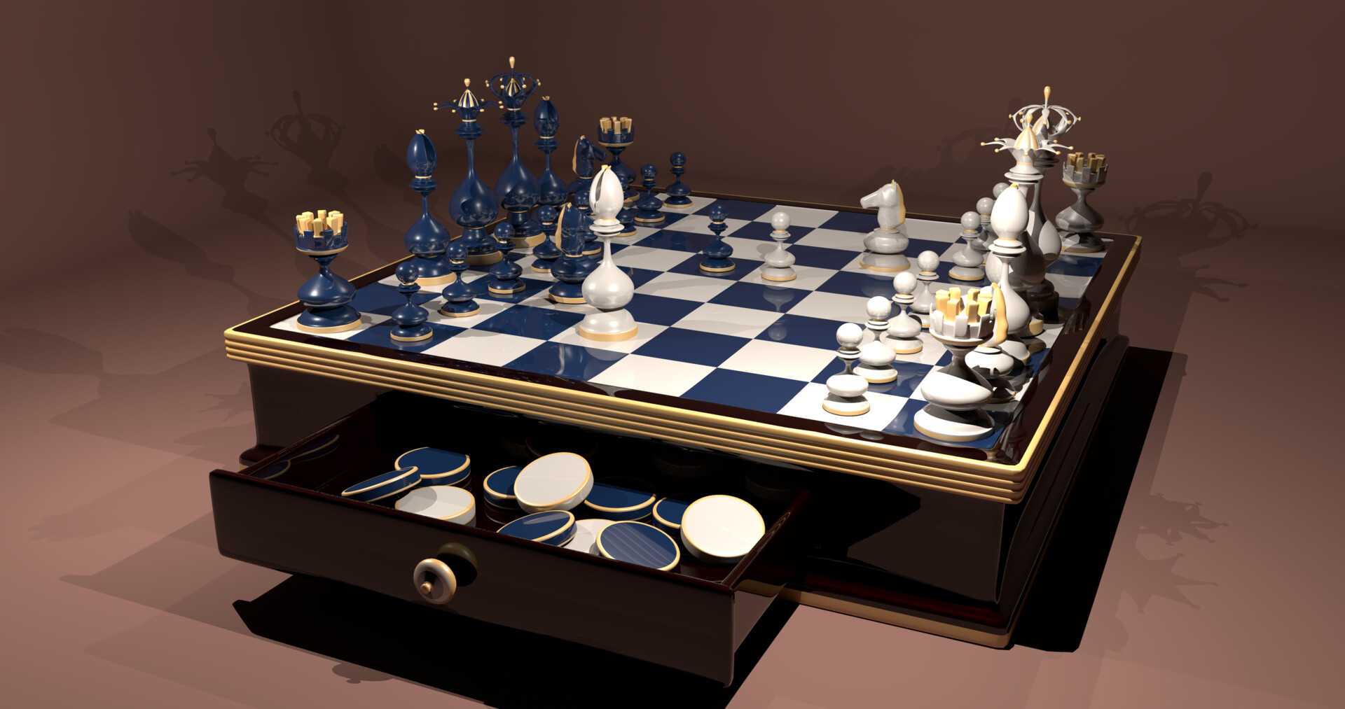 ArtStation - Chess Set