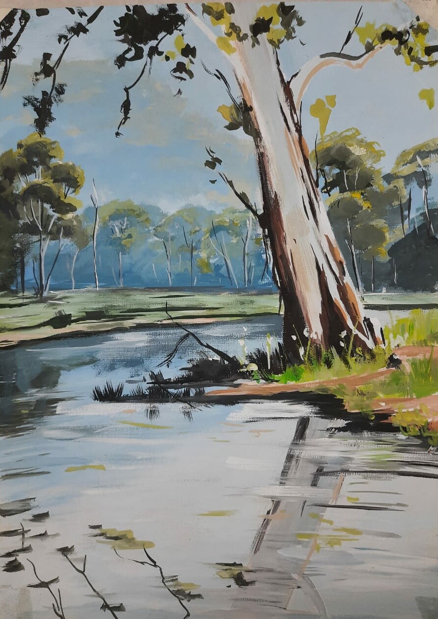 ArtStation - poster colour landscape