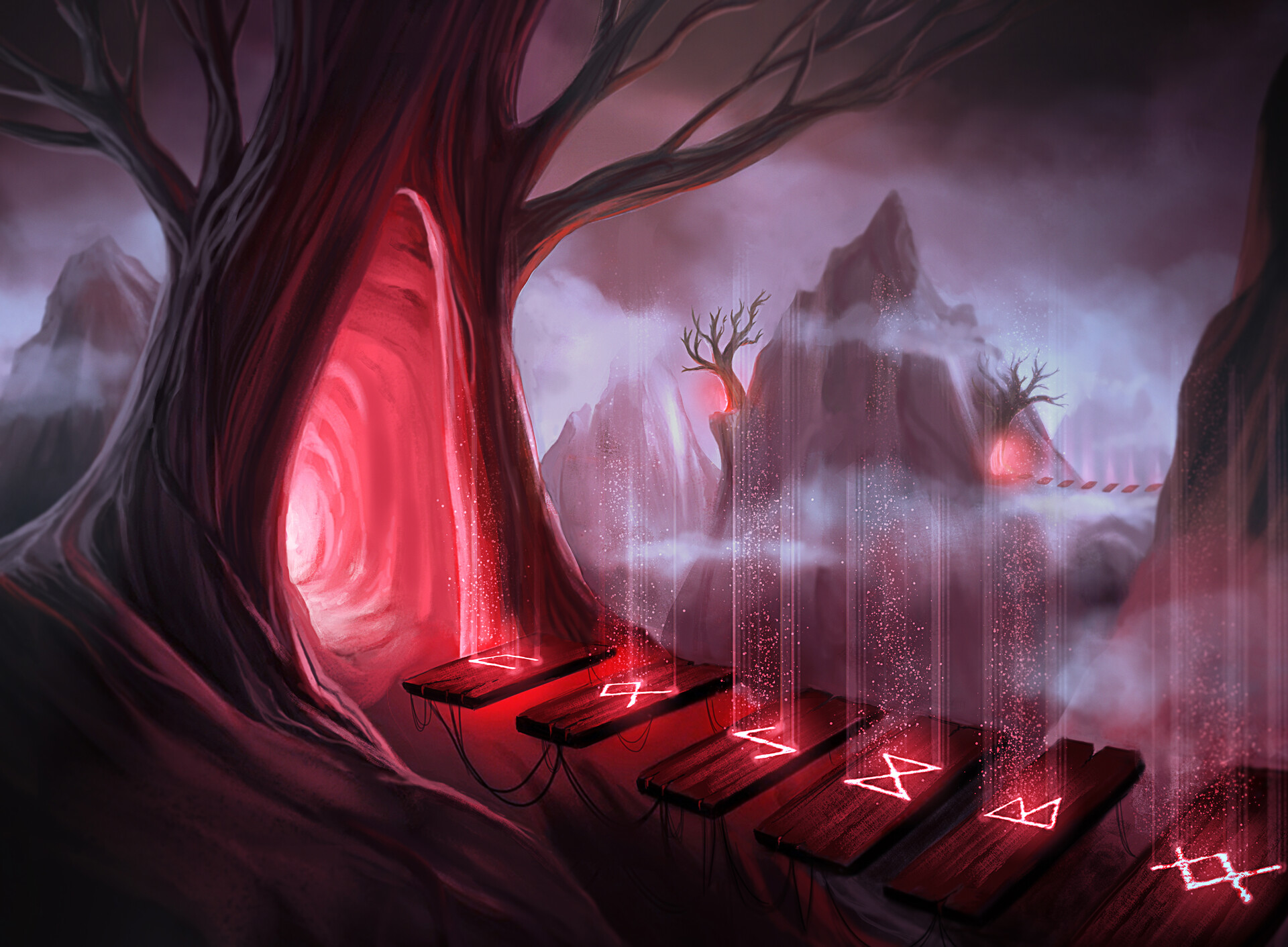 ArtStation - Magic. The Gathering project: Red Land