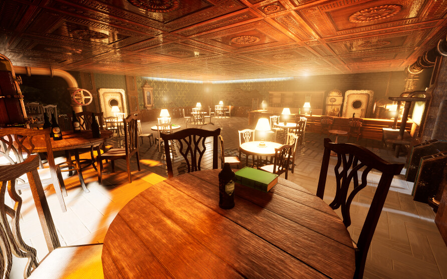 ArtStation - Steampunk Bar