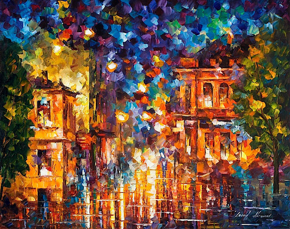 ArtStation - ALWAYS TOGETHER — oil painting on canvas