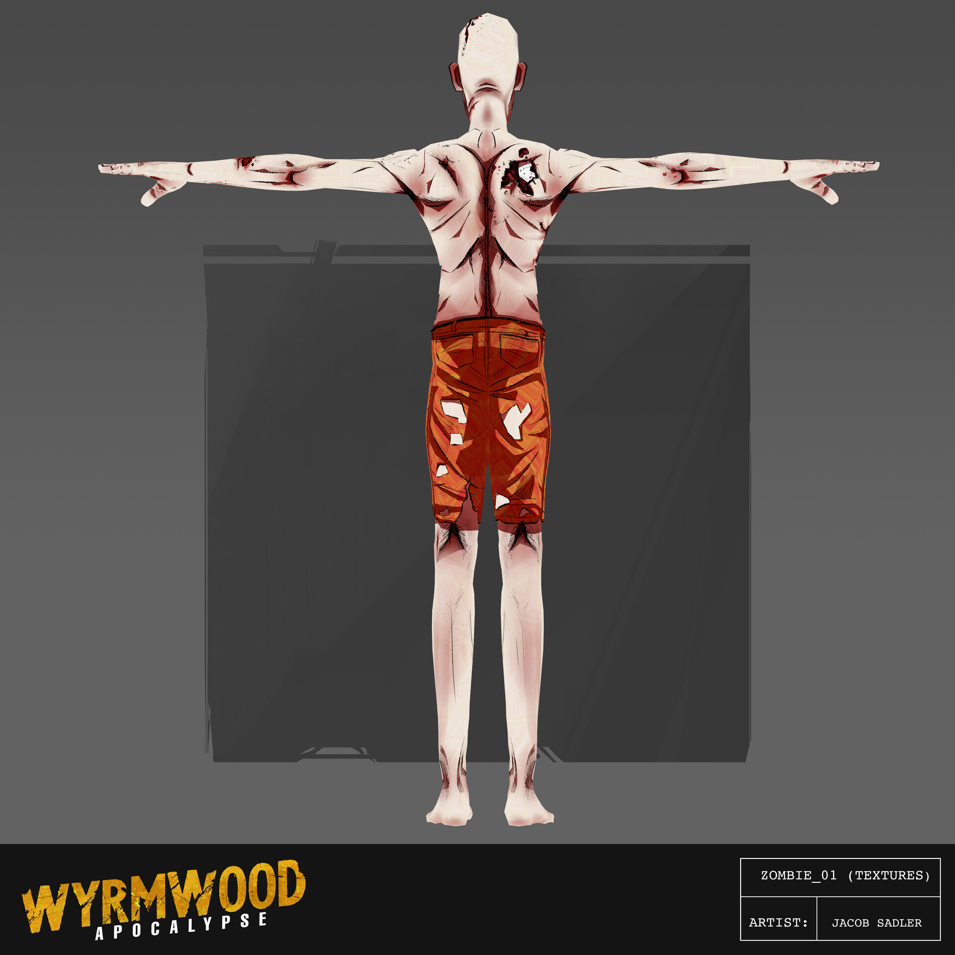 Jacob Sadler - Zombie - Textures - Wyrmwood: Apocalypse