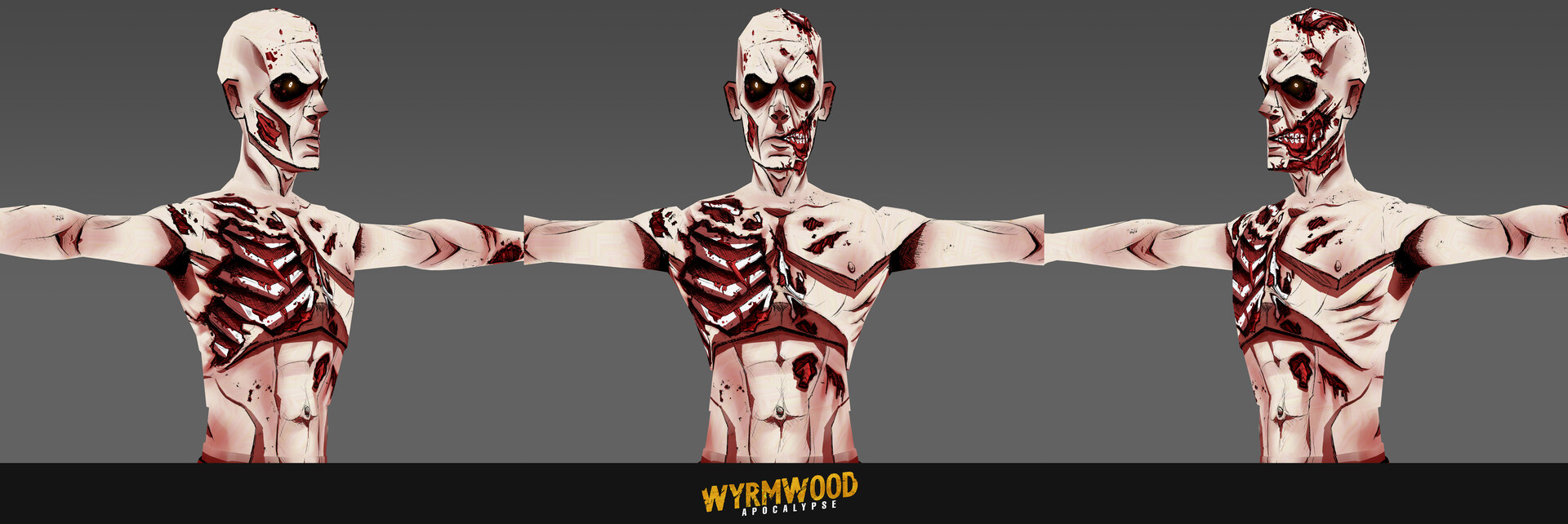 Jacob Sadler - Zombie - Textures - Wyrmwood: Apocalypse