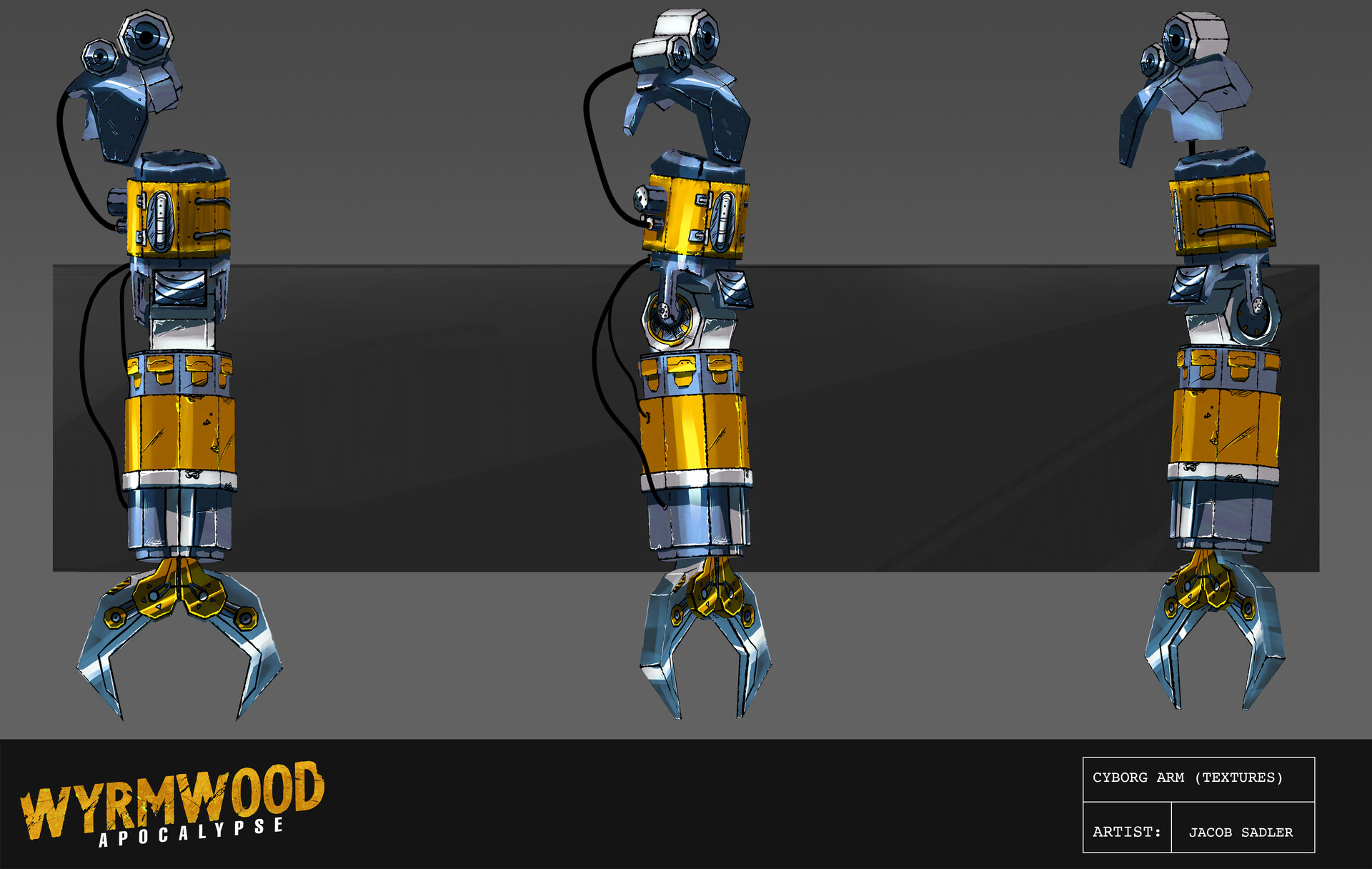 Jacob Sadler - Cyborg Arm - Texture Work - Wyrmwood: Apocalypse