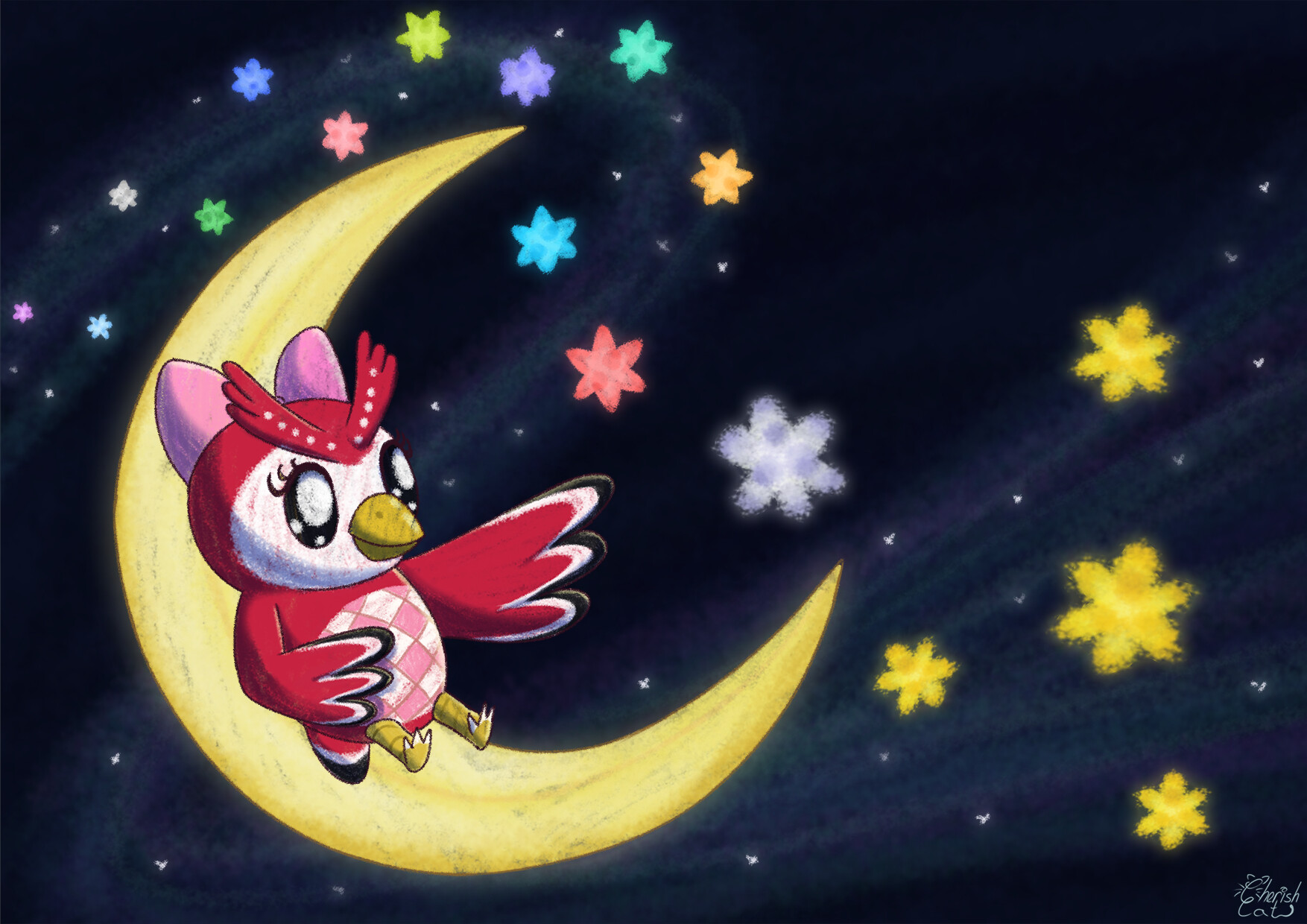ArtStation - Animal Crossing - Starry Sky & Other Fanart