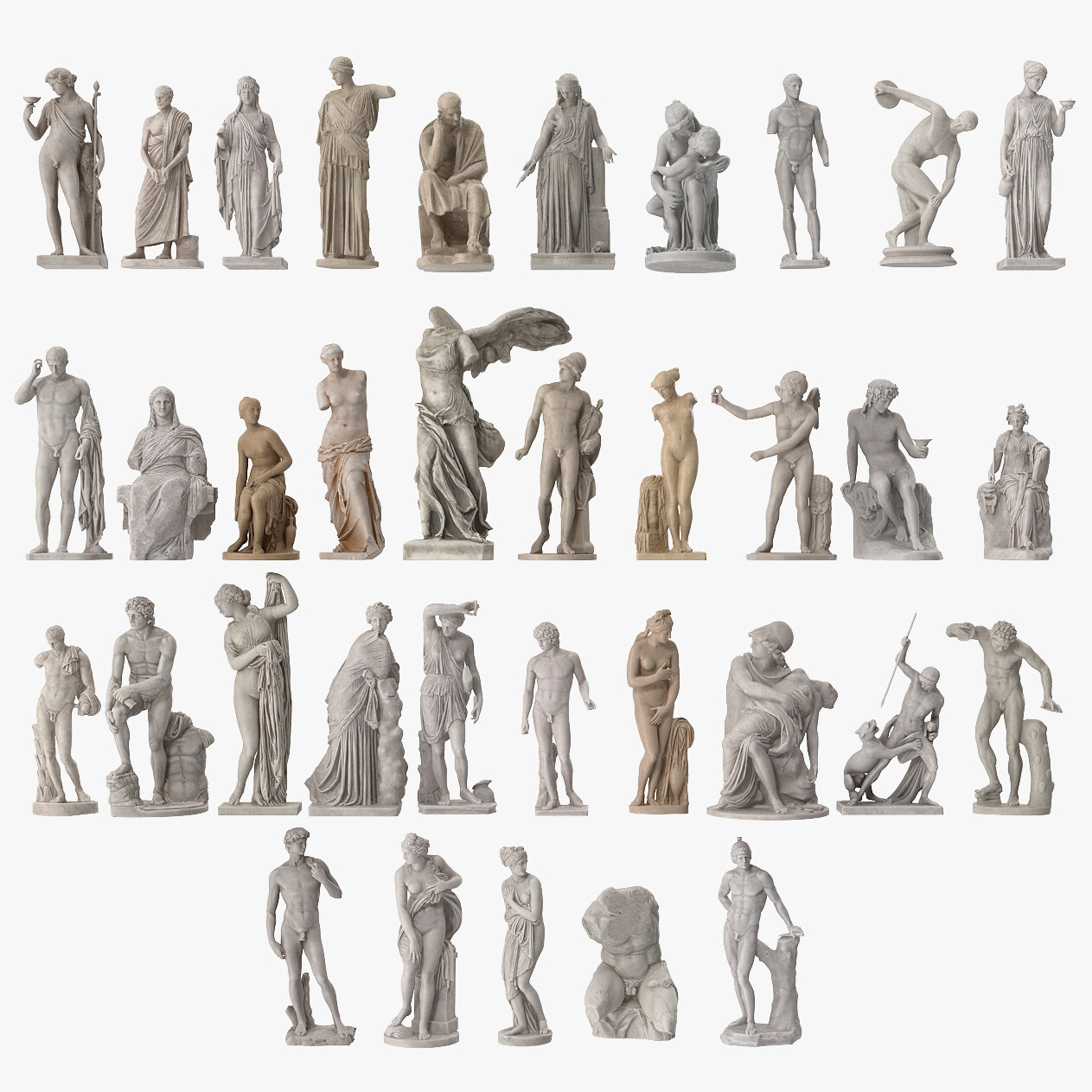 ArtStation - Ancient Statues