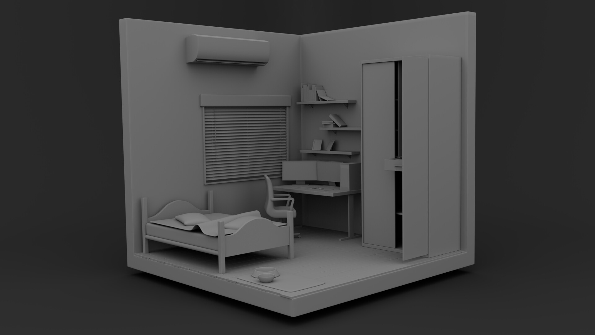 ArtStation - Isometric Room