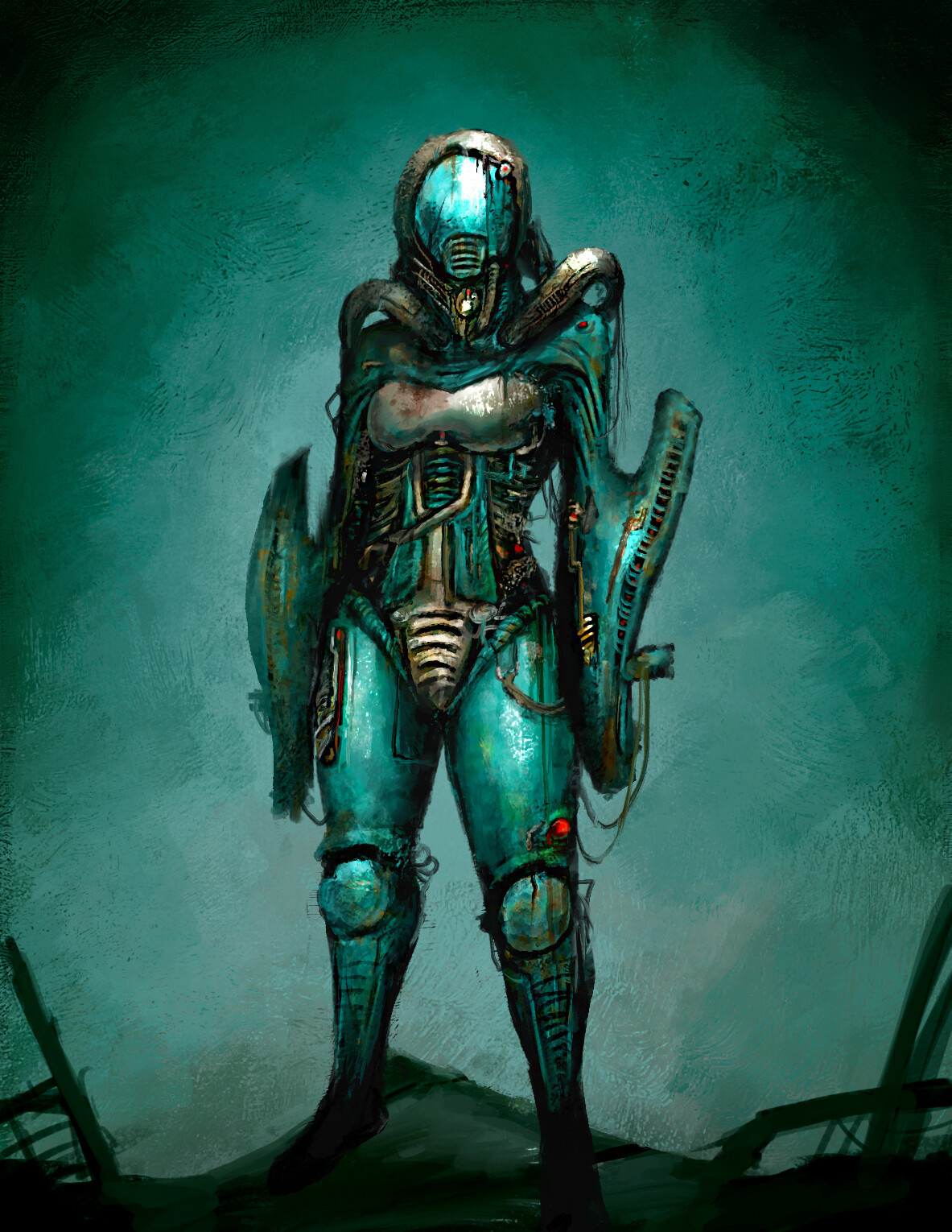ArtStation - Giger Suit VERDIGRIS