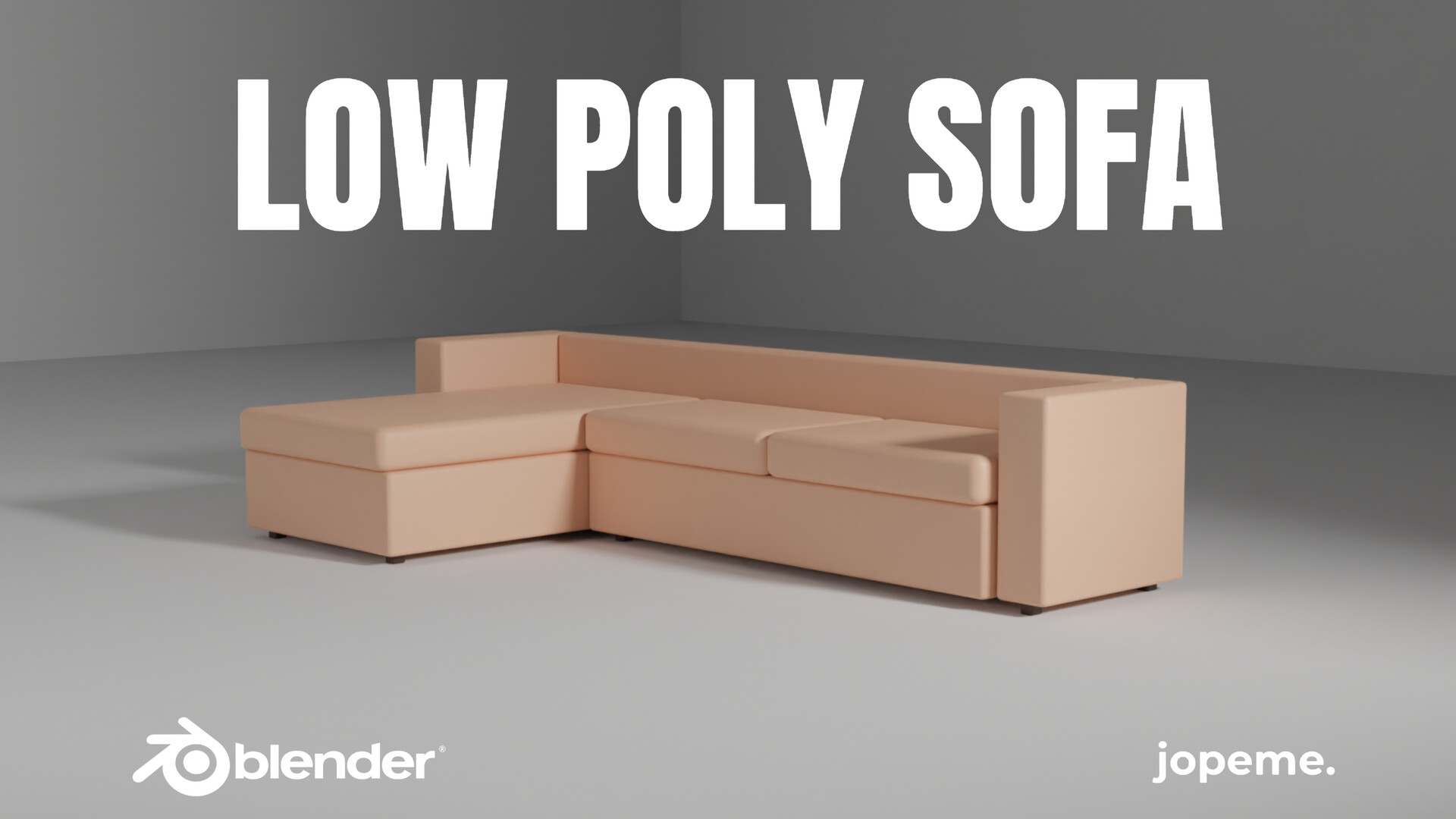 ArtStation - Low Poly Sofa