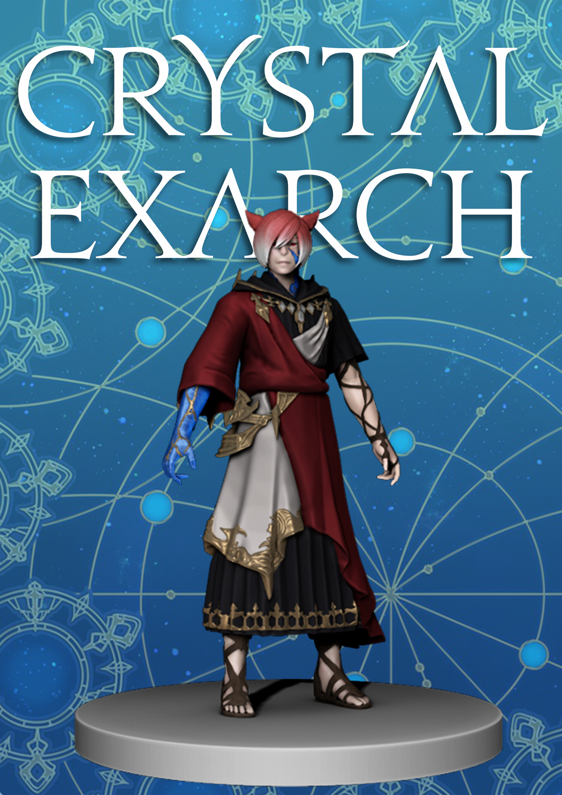 ArtStation - Individual Project: Character Concept-Crystal Exarch