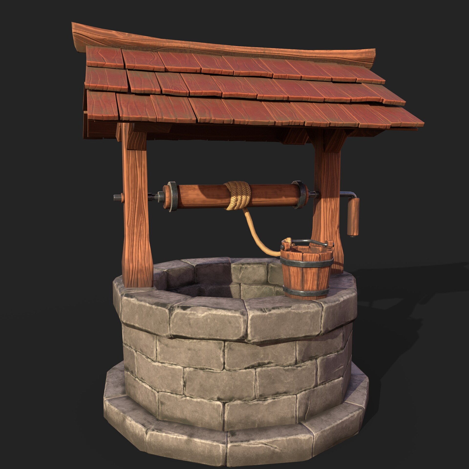 ArtStation - Stylized Well