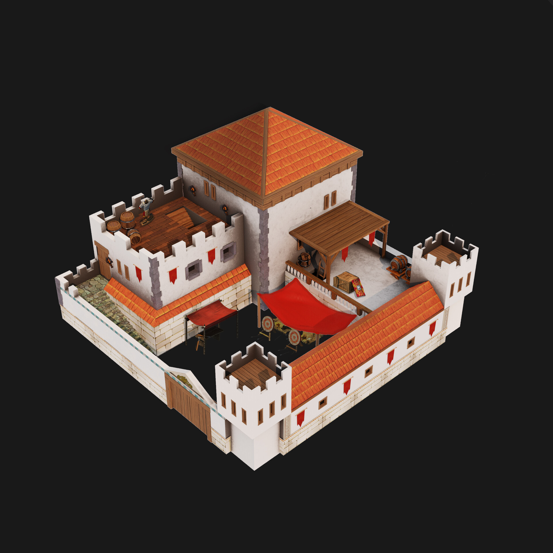 ArtStation - Stylized fortress