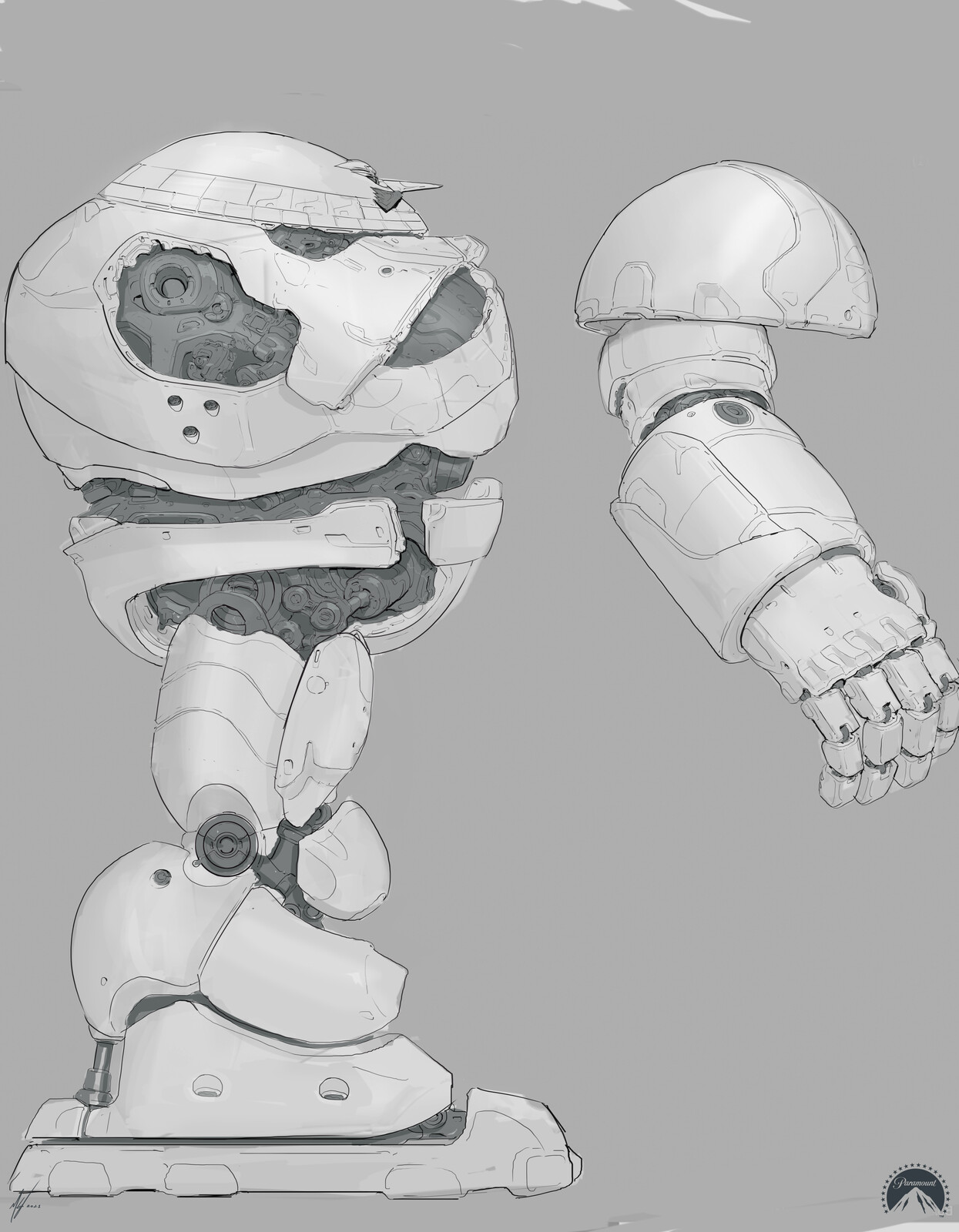 Michal Kus - Sonic 2 - Robotnik Mecha Refined Designs