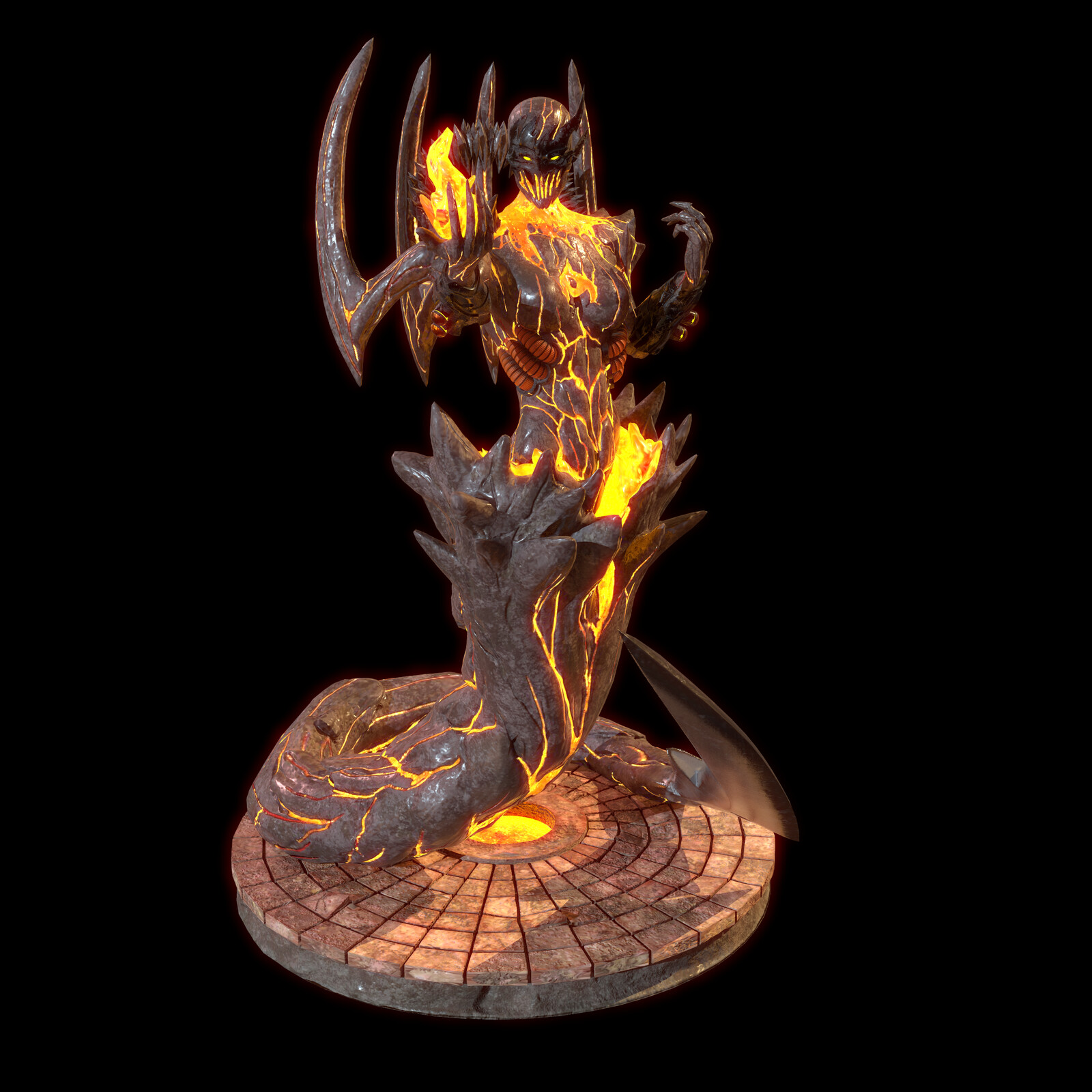 Yohiner Moreno - Lamia Lava Colossus