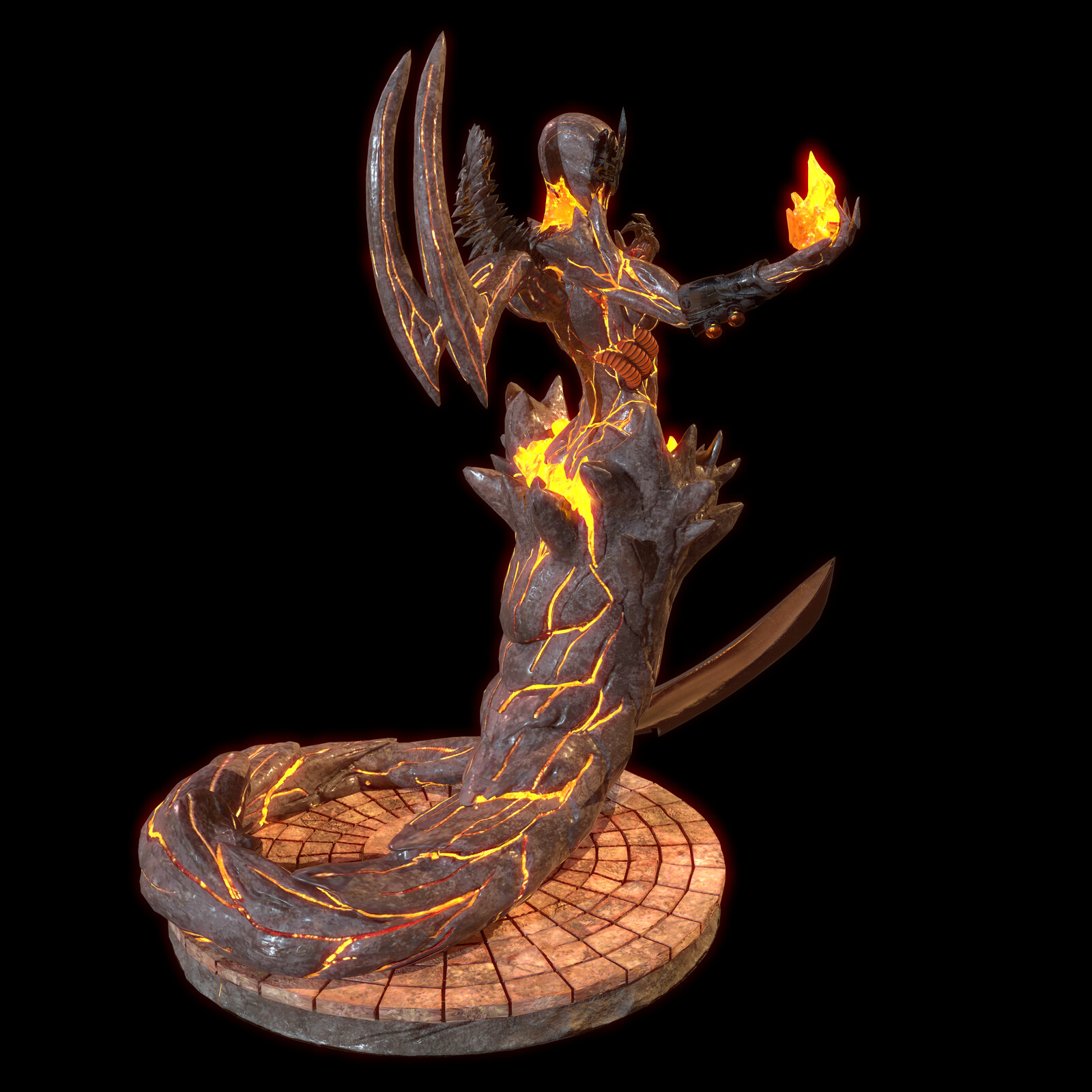 Yohiner Moreno - Lamia Lava Colossus