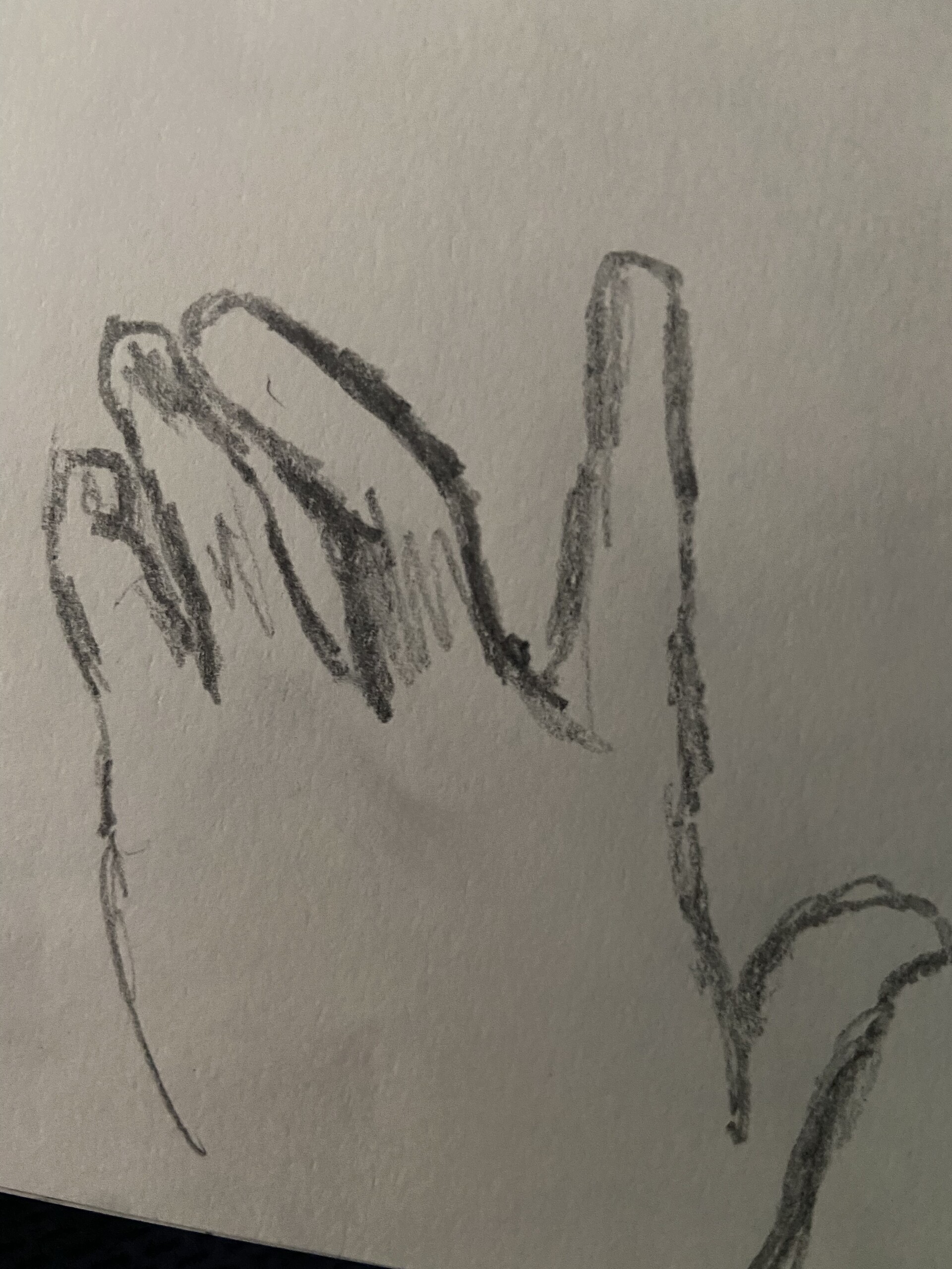 ArtStation - Left hand light warm up sketch. Enjoy