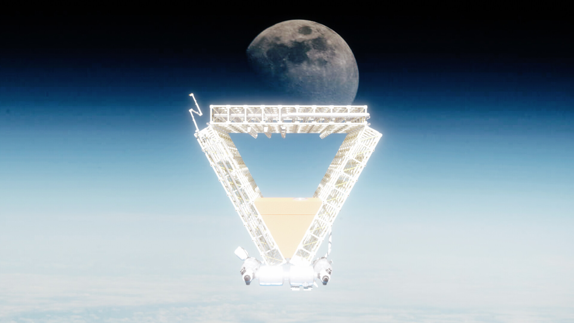 ArtStation - 1984 Delta Space Station Concept