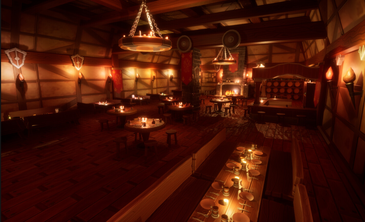 ArtStation - Stylezed Tavern " Lucky quatrefoil"