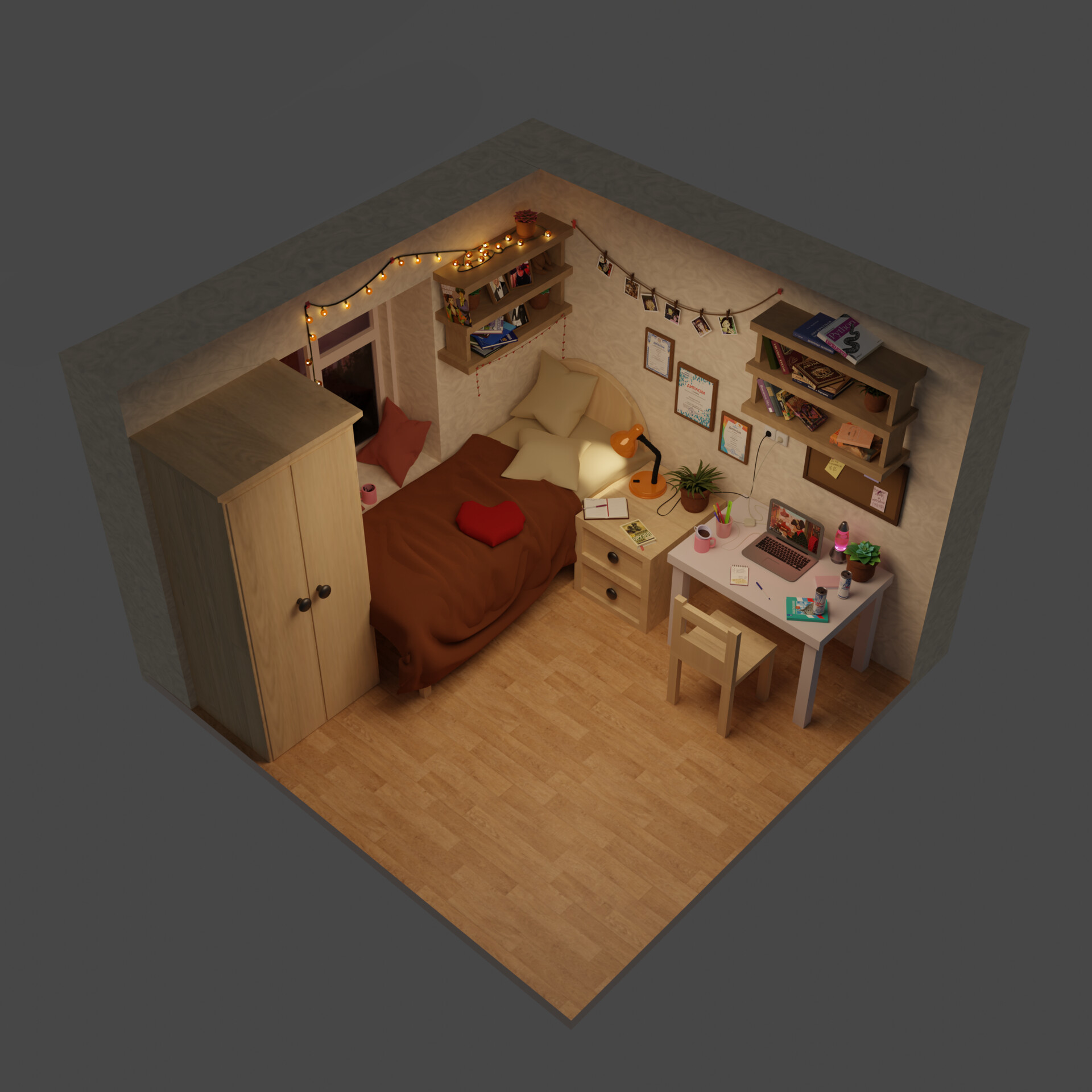 ArtStation - Student's room