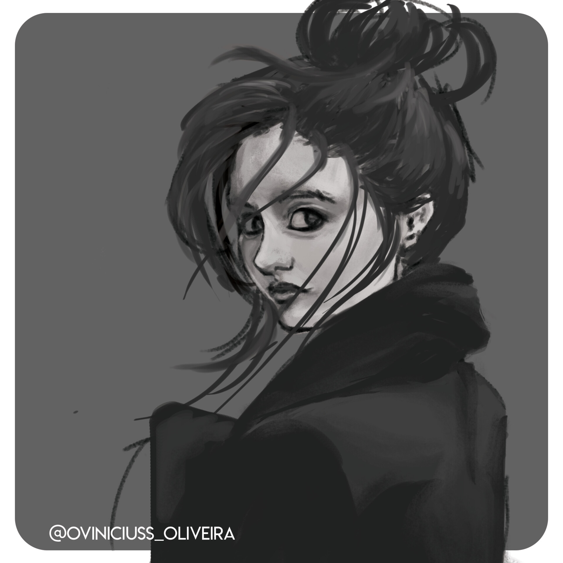 ArtStation - gray girl