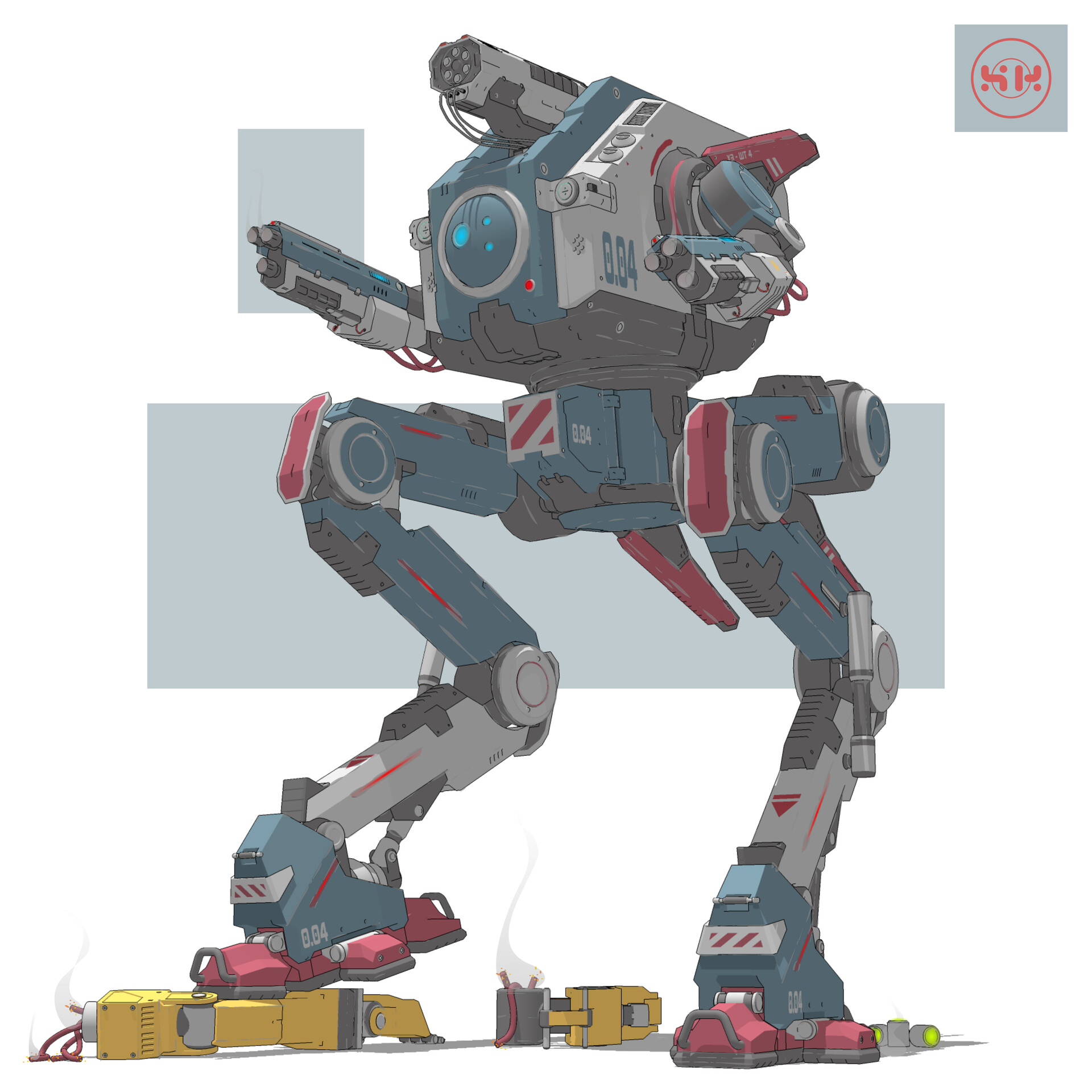 ArtStation - BATTA. Light Traditional Mech