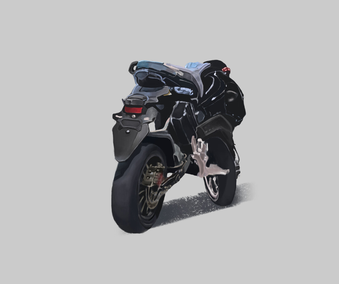 ArtStation - Motorcycle