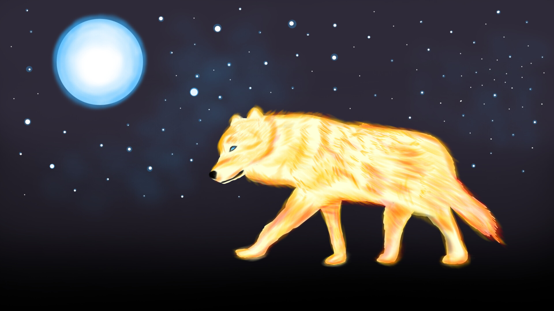 ArtStation - Radiant Wolf