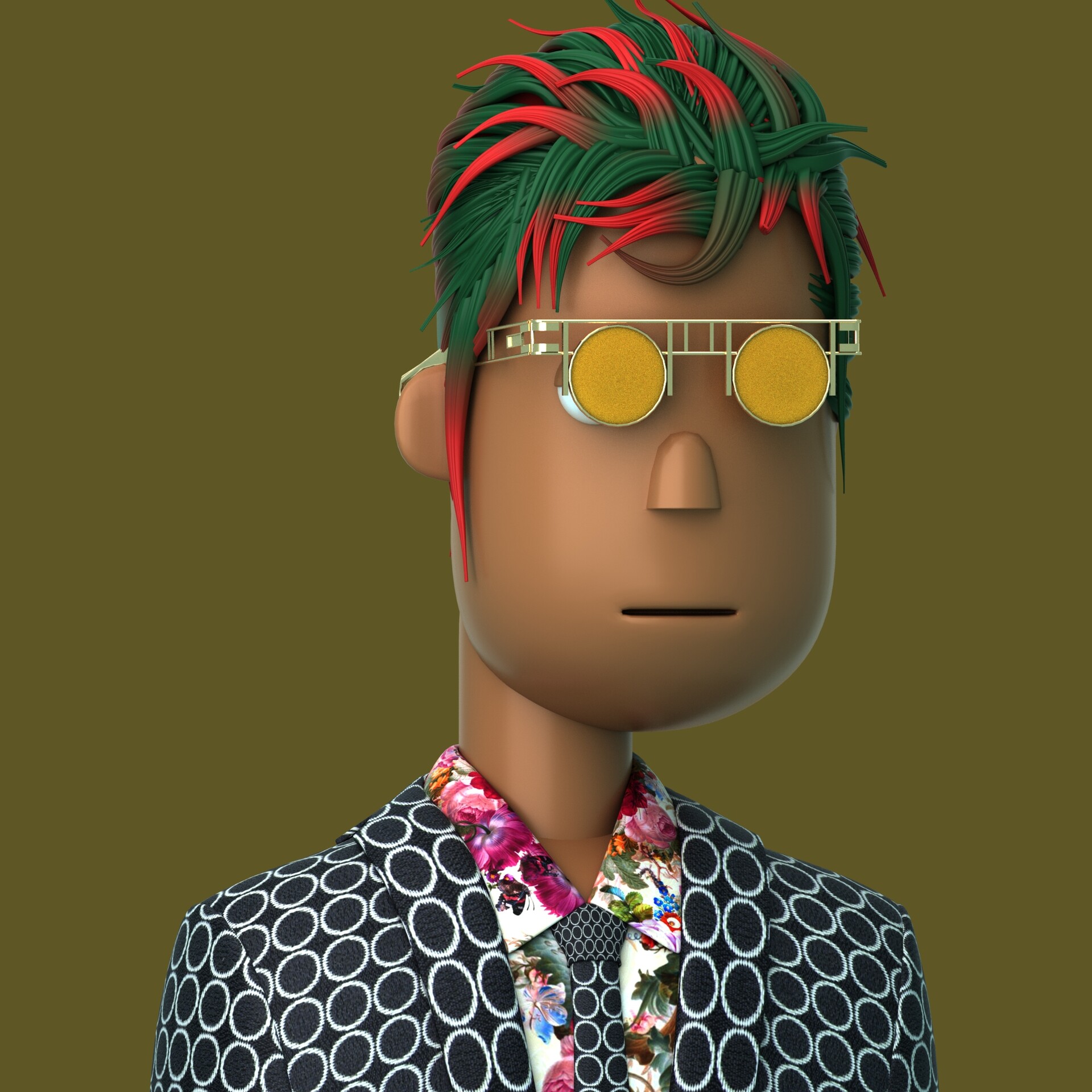 ArtStation - 3D Crazy Punks (NFT Project)