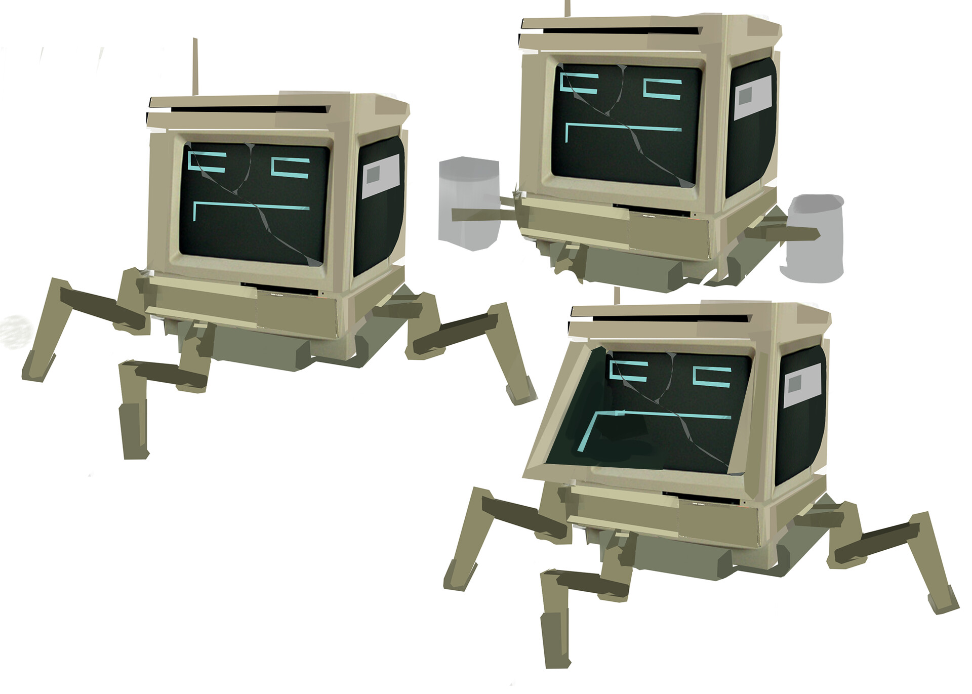 ArtStation - Photobashed Communication Robot