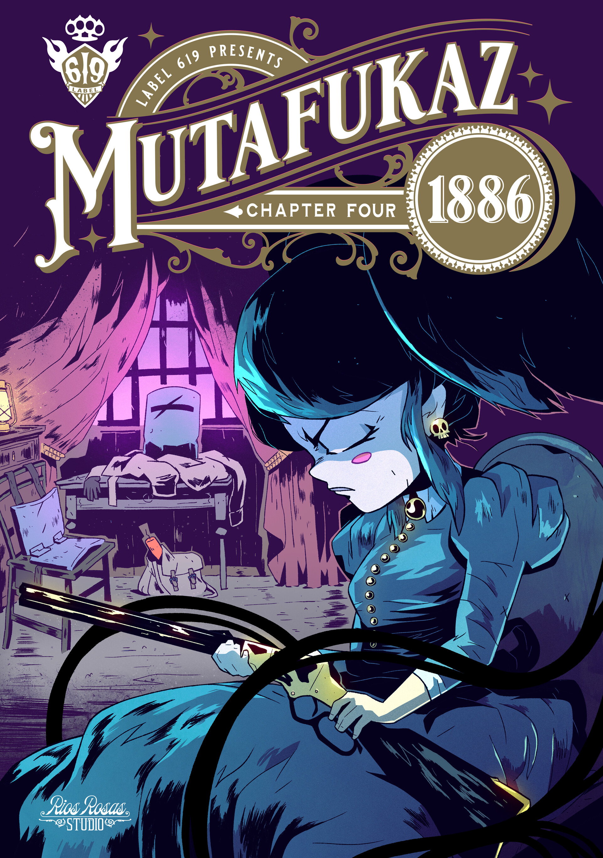 ArtStation - MUTAFUKAZ 1886 #4 for Label 619 and Ankama