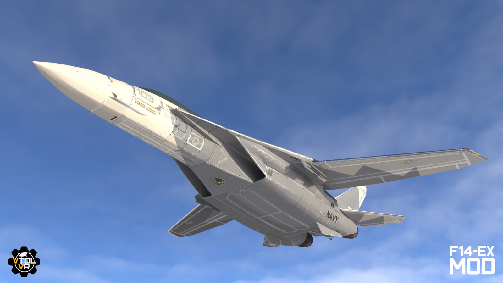 Anton Sherlock - F14EX - Game Ready Asset for VTOL VR