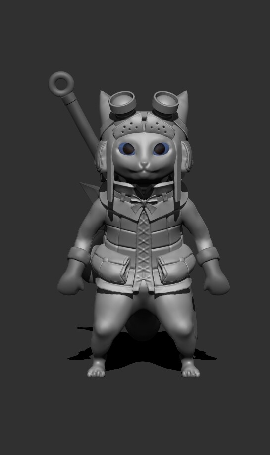 ArtStation - Palico from Monster hunter world (WIP)