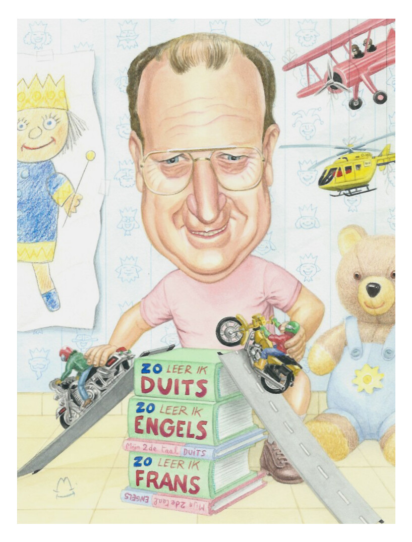 ArtStation - King Albert II caricature