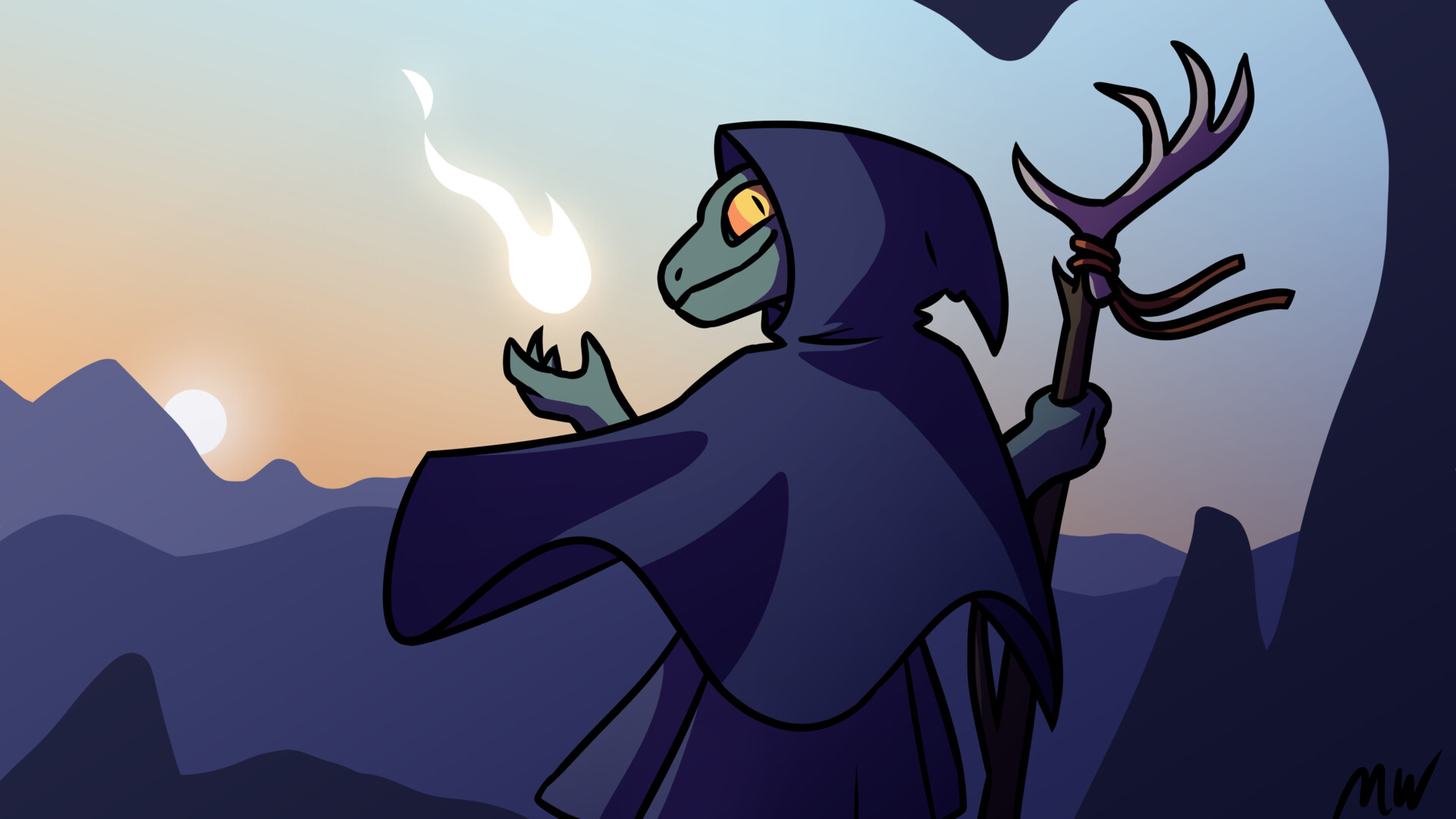 ArtStation - Snake Mage (2021)