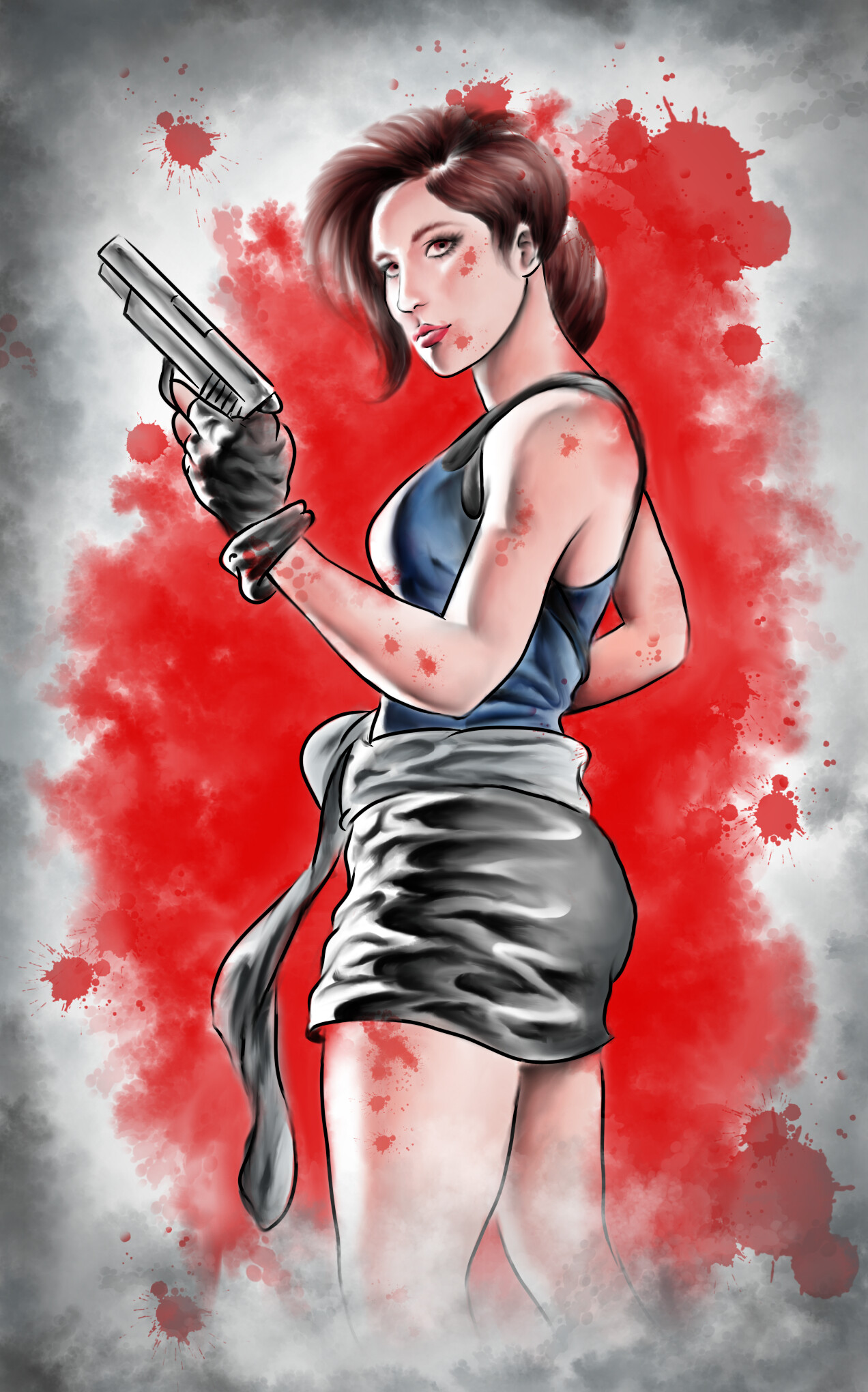 ArtStation - Jill Resident Evil 3