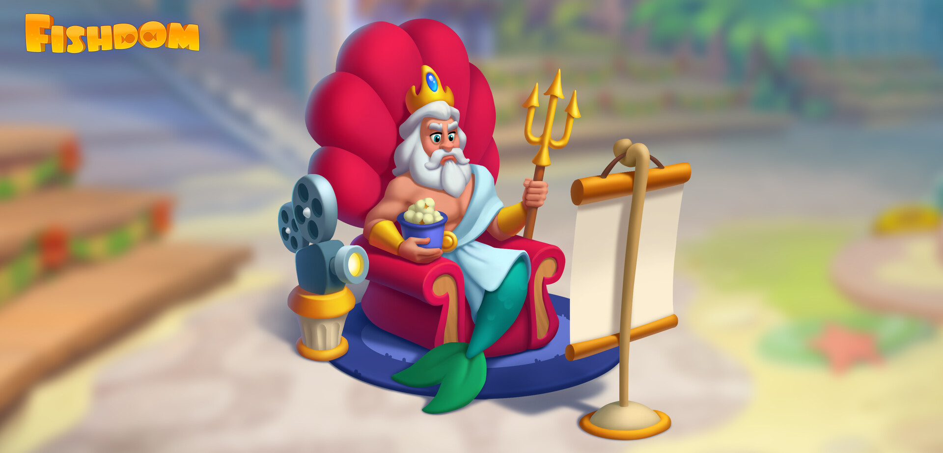 ArtStation - 2D render for Fishdom (Playrix)