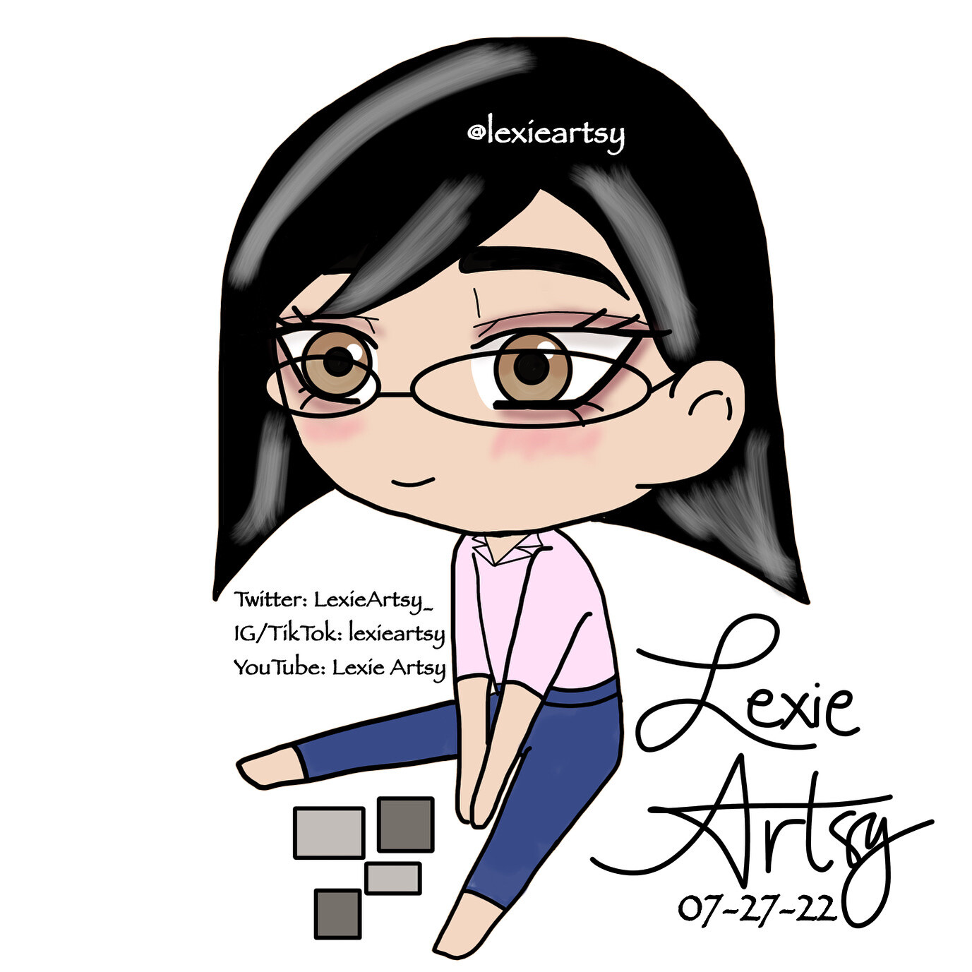 ArtStation - Chibi-fied Self