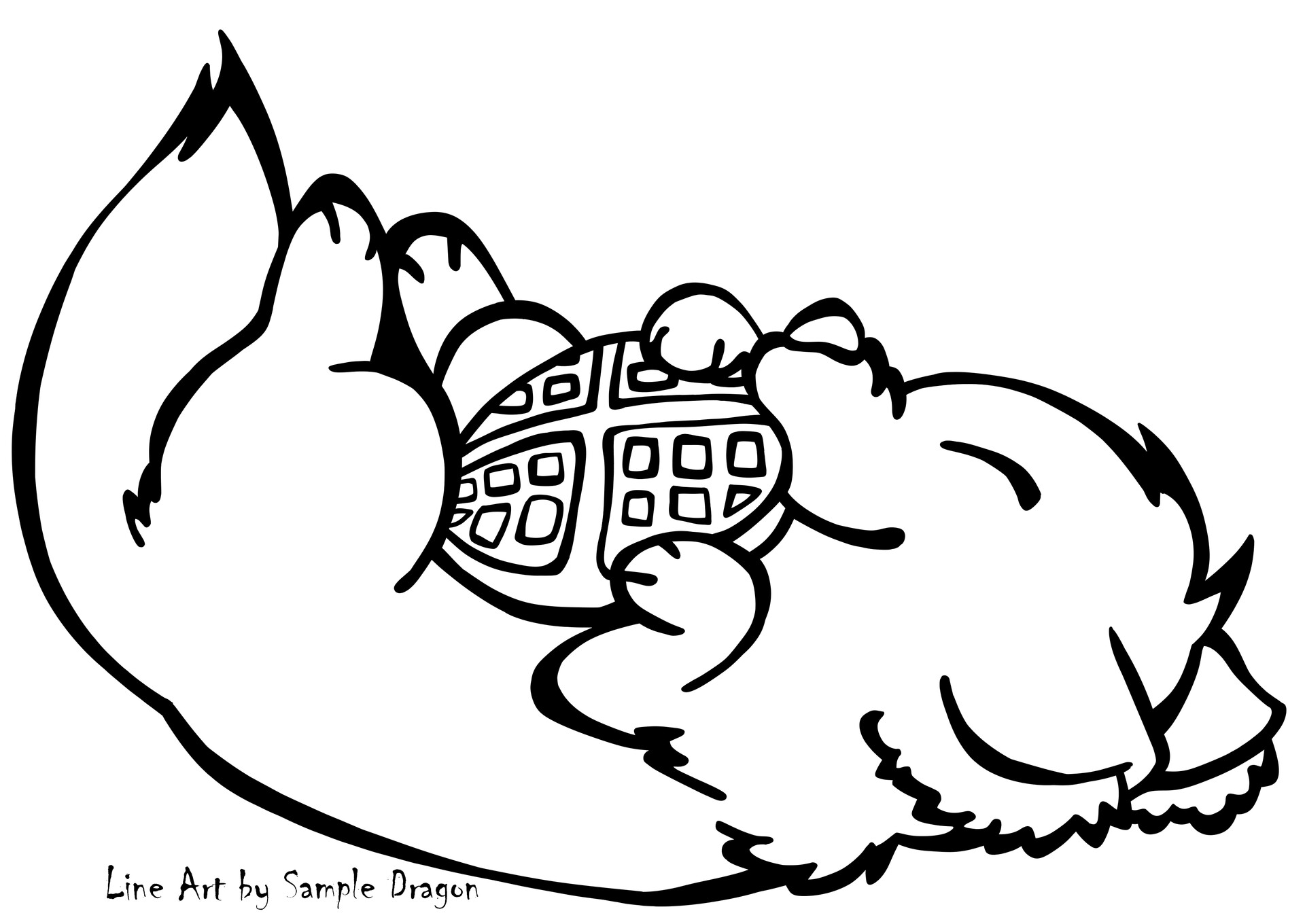 waffle coloring sheet