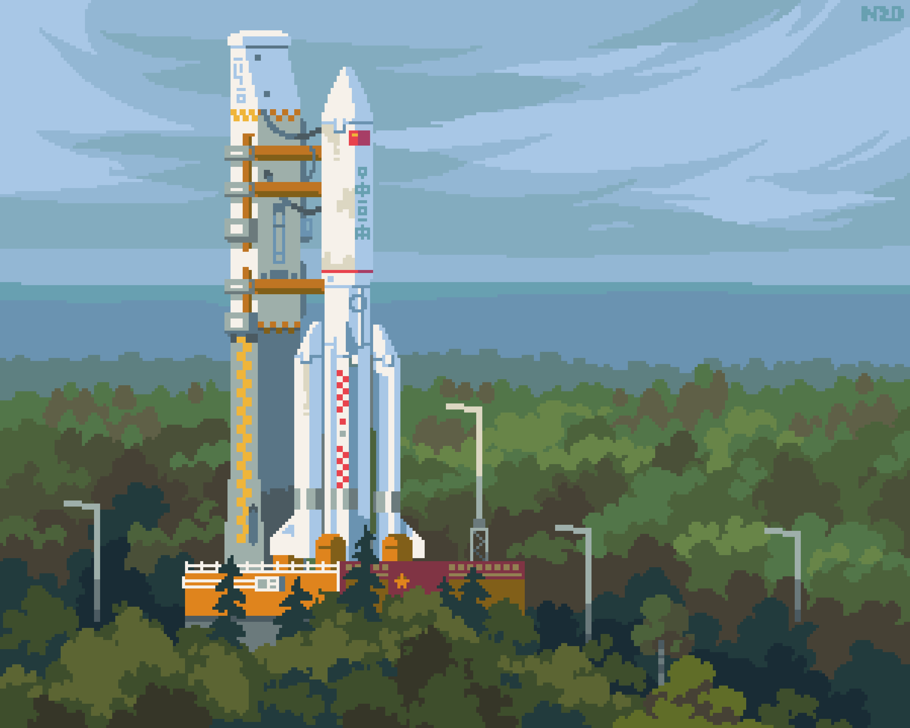 Rocket Launch Pad Minecraft