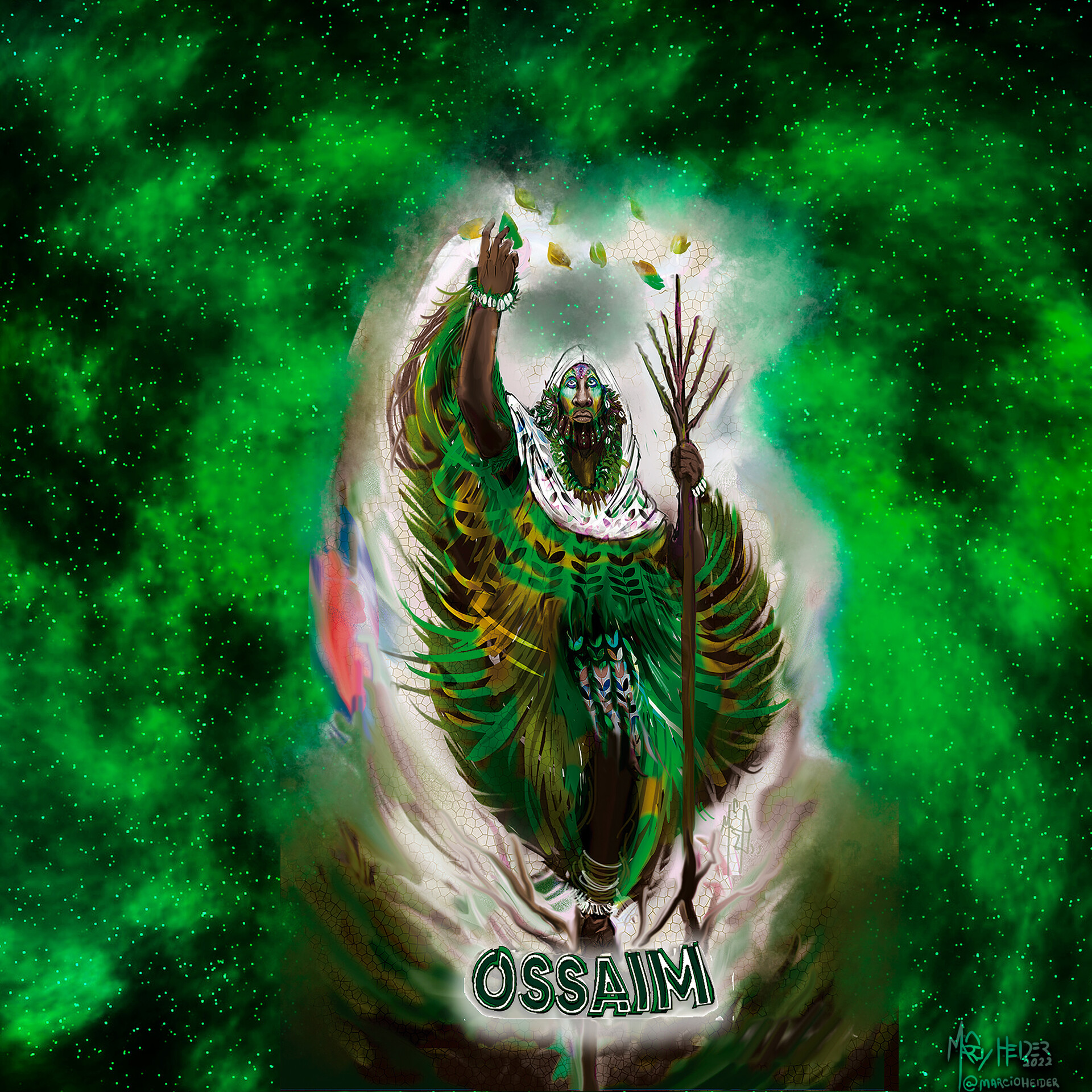 ArtStation - Osaian orixa folha carta 9