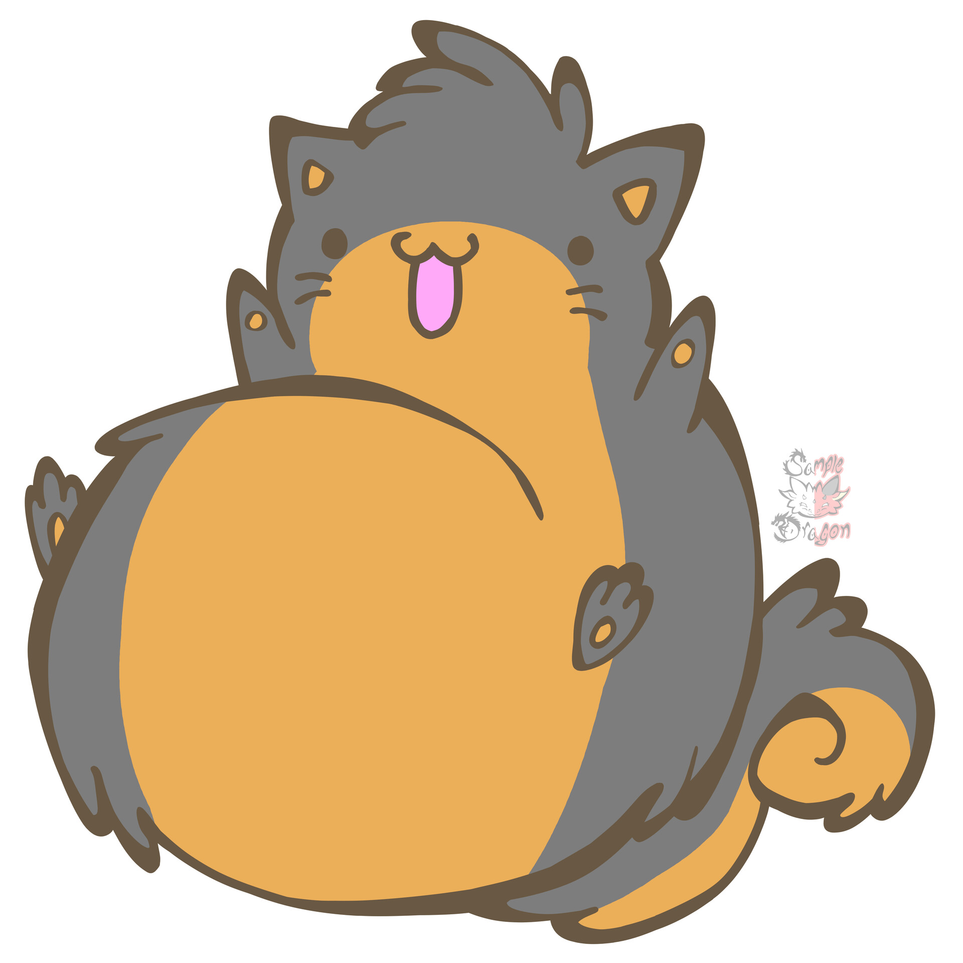 ArtStation - Extra Chonky Squirrel Coloring Page Free2Use