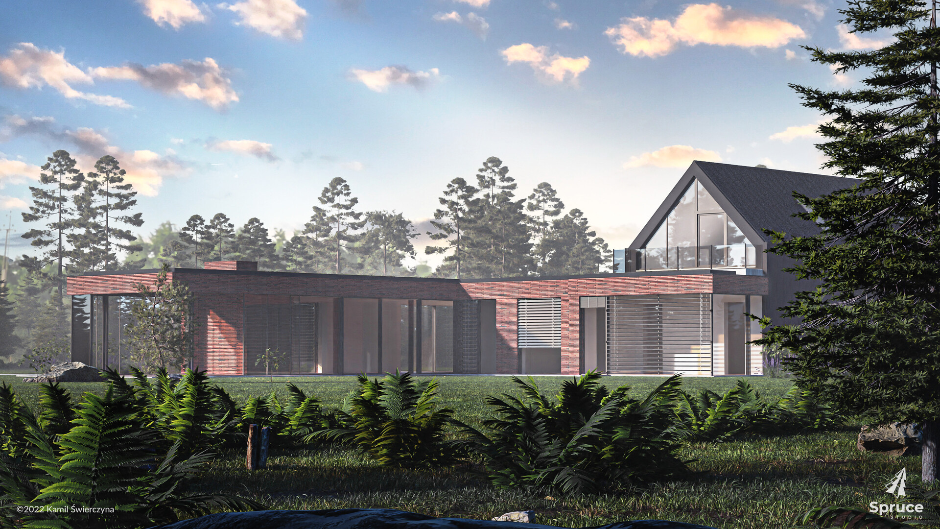 ArtStation - Modern house 21 Arch-viz